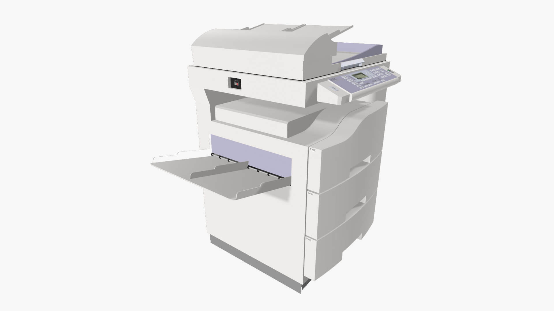 Copy Machine - Office Equipment 3D Model by SpiritSwitchboard
