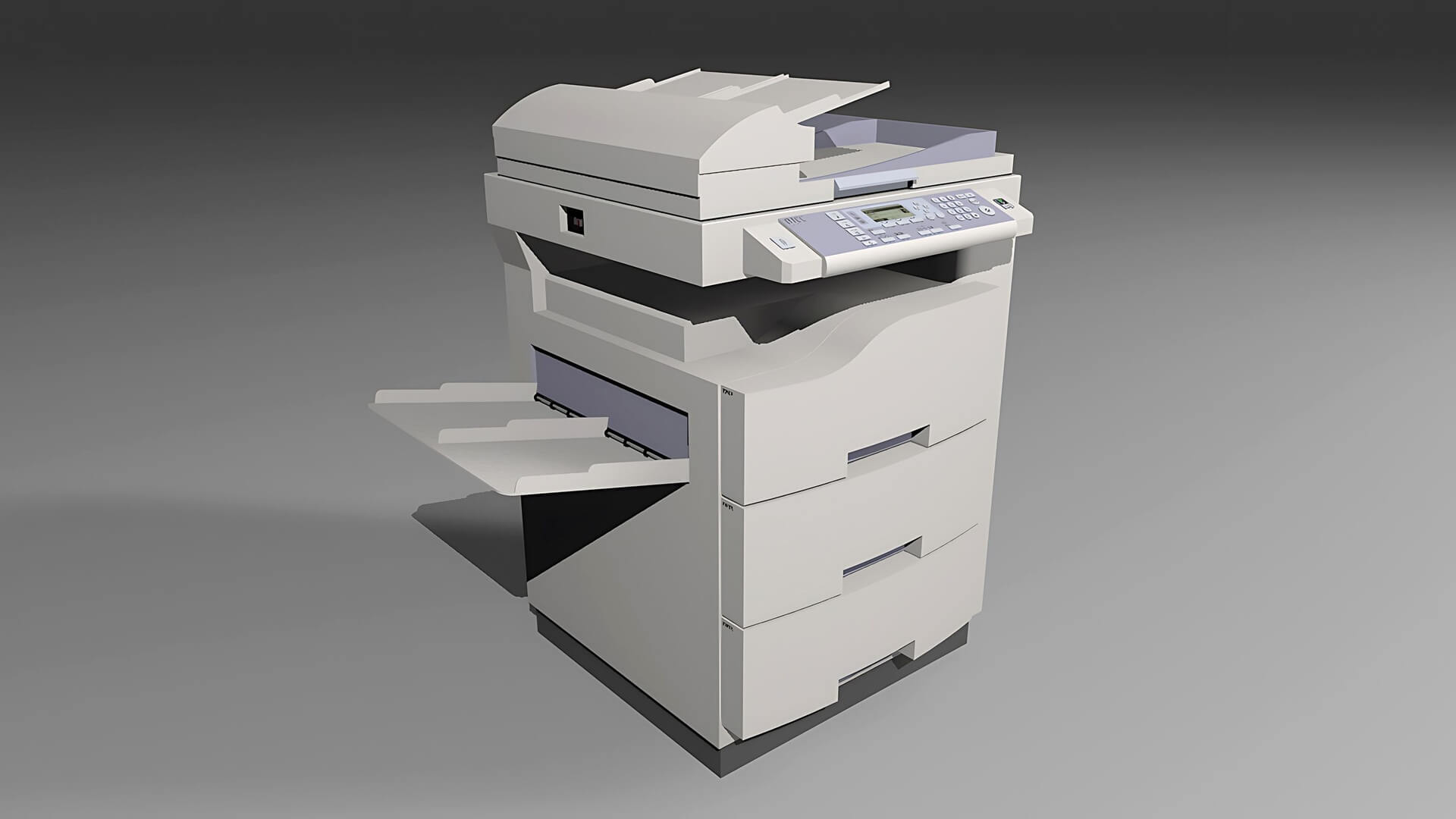 Copy Machine - Office Equipment 3D Model by SpiritSwitchboard