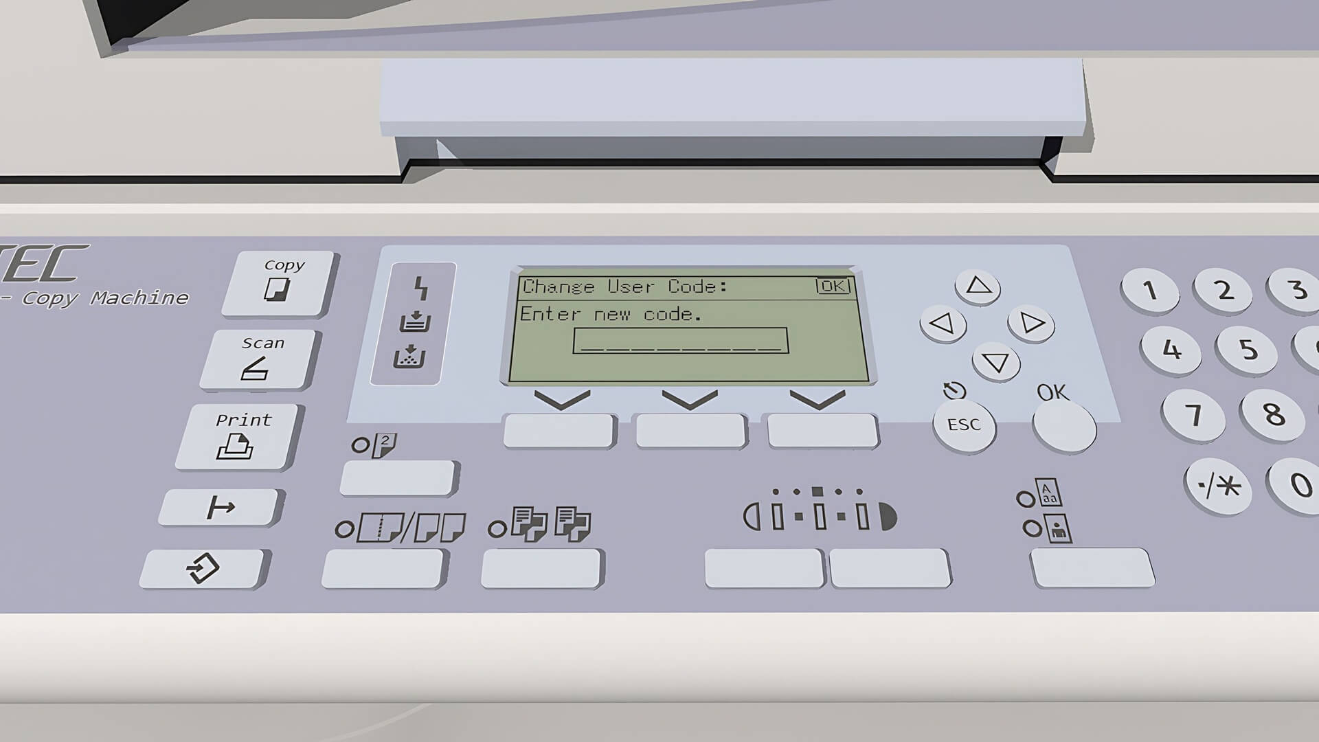 Copy Machine - Office Equipment 3D Model by SpiritSwitchboard