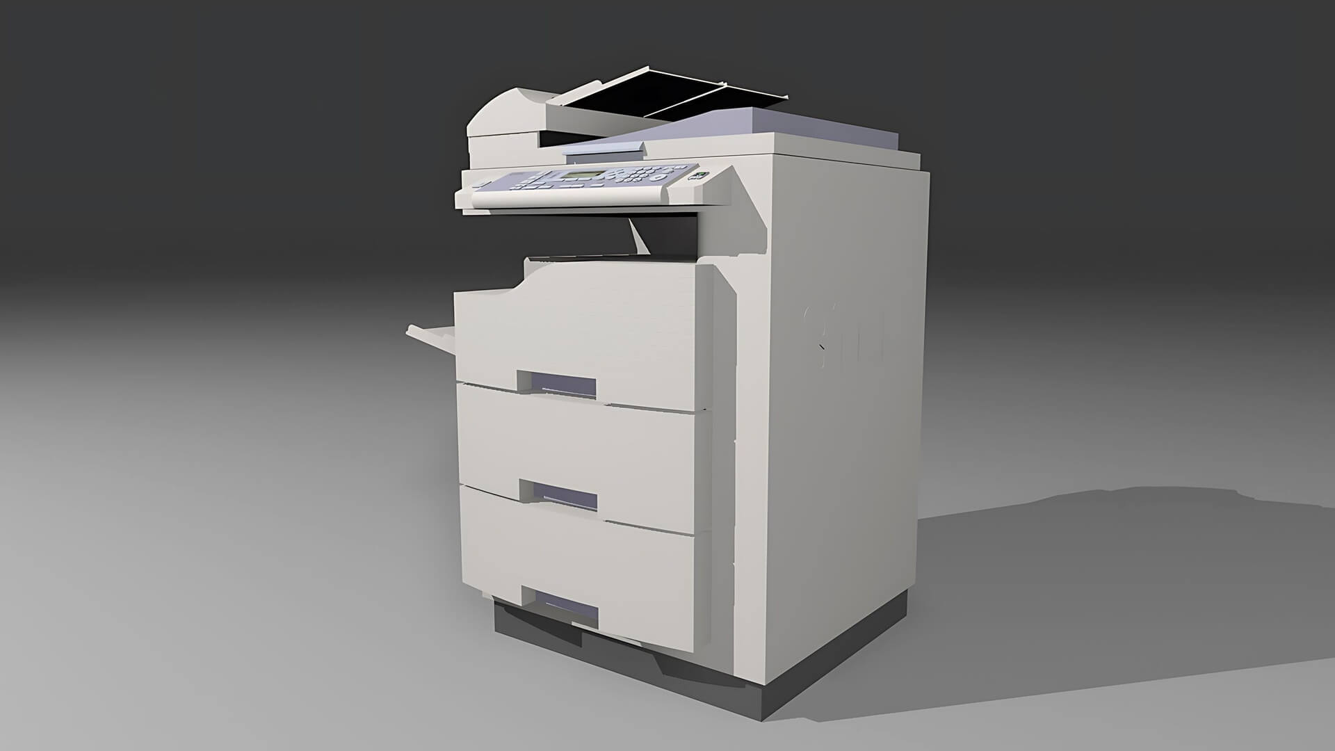 Copy Machine - Office Equipment 3D Model by SpiritSwitchboard