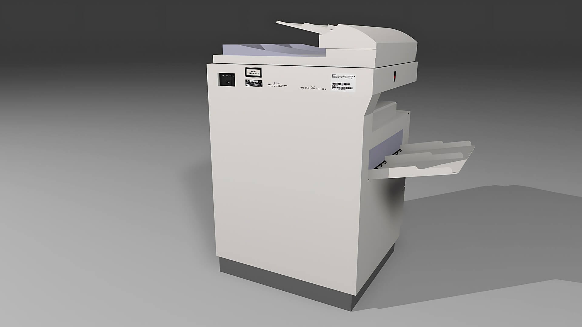 Copy Machine - Office Equipment 3D Model by SpiritSwitchboard