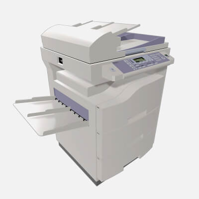 Copy Machine - Office Equipment 3D Model by SpiritSwitchboard