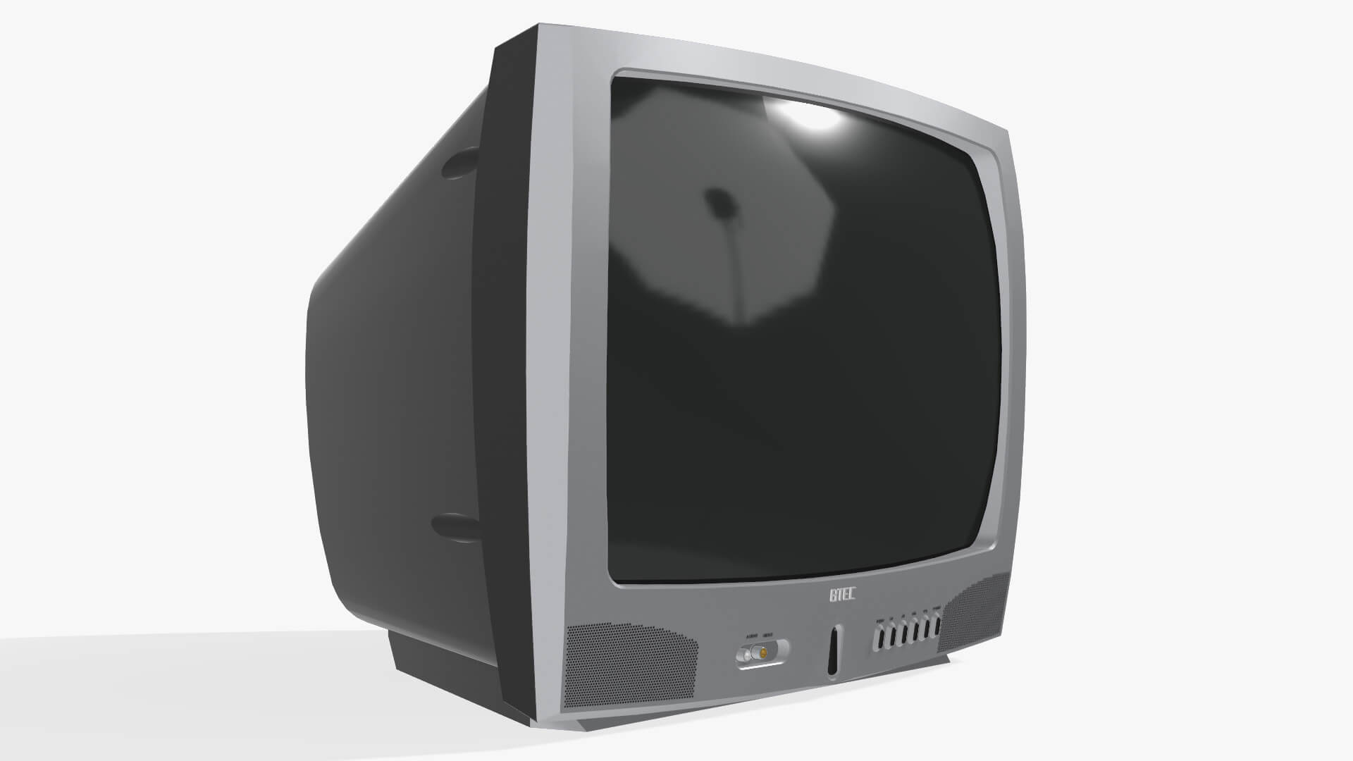 CRT Television Circa Early 2000S - 3D Model by SpiritSwitchboard