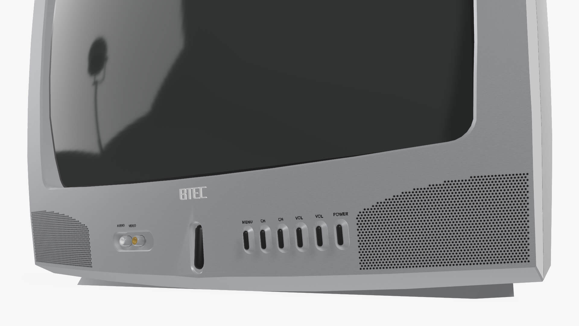 CRT Television Circa Early 2000S - 3D Model by SpiritSwitchboard