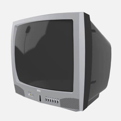 CRT Television Circa Early 2000s - 3D Model by SpiritSwitchboard