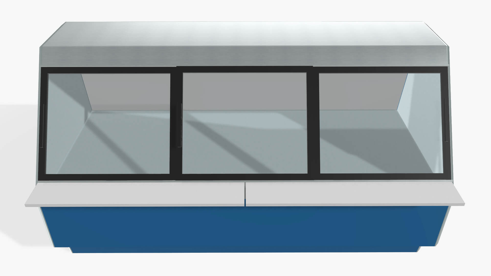 Deli Display Case With Food Prep Table - 3D Model by SpiritSwitchboard