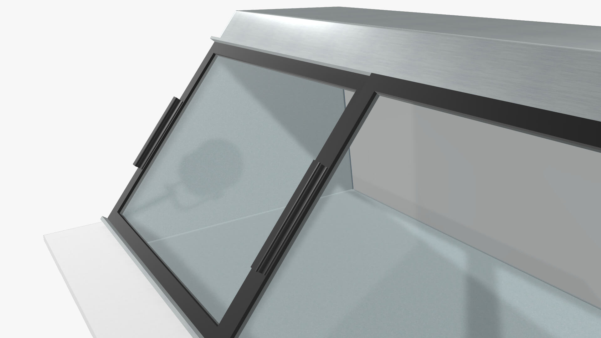 Deli Display Case With Food Prep Table - 3D Model by SpiritSwitchboard