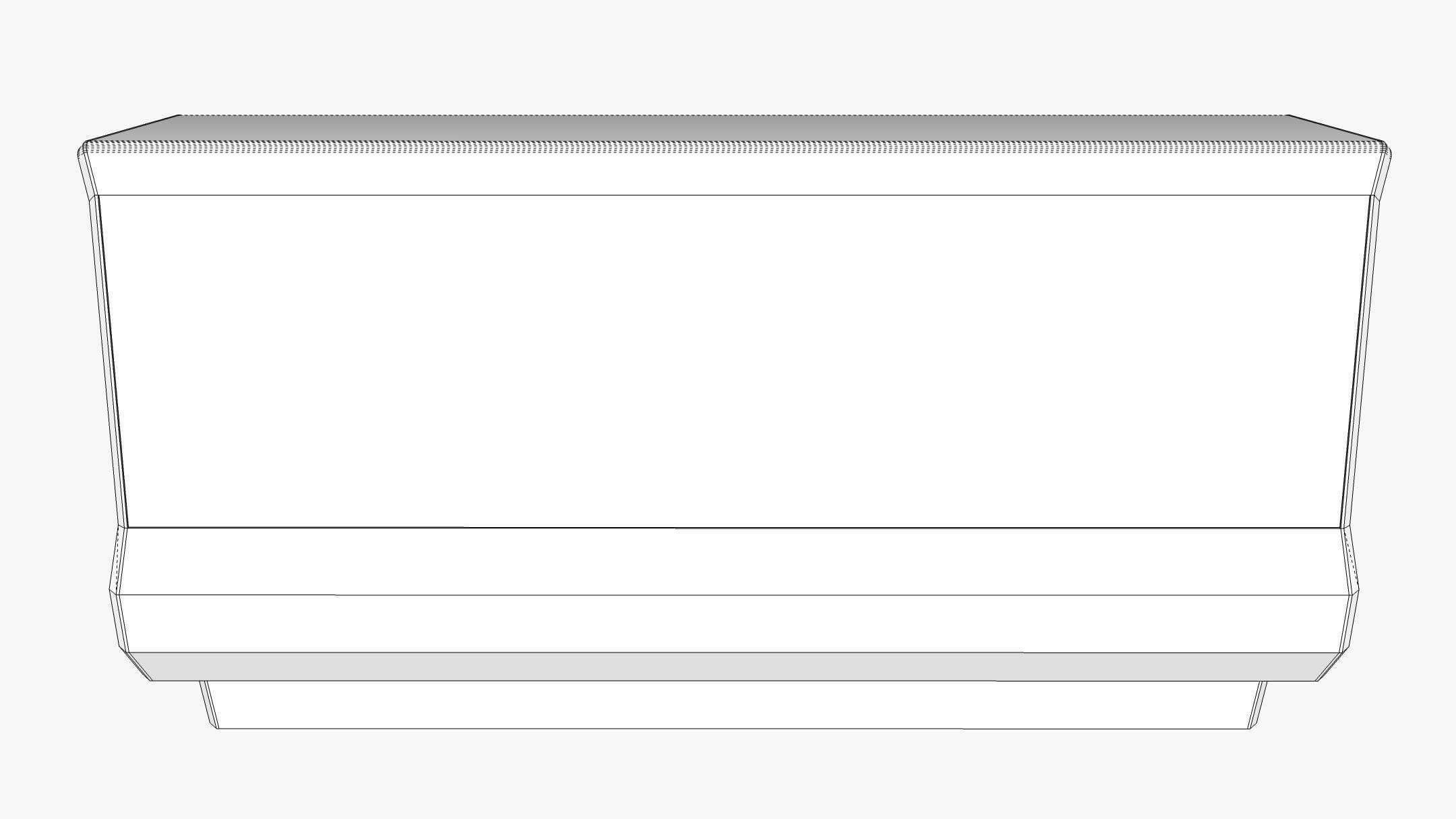 Deli Display Case With Food Prep Table - 3D Model by SpiritSwitchboard