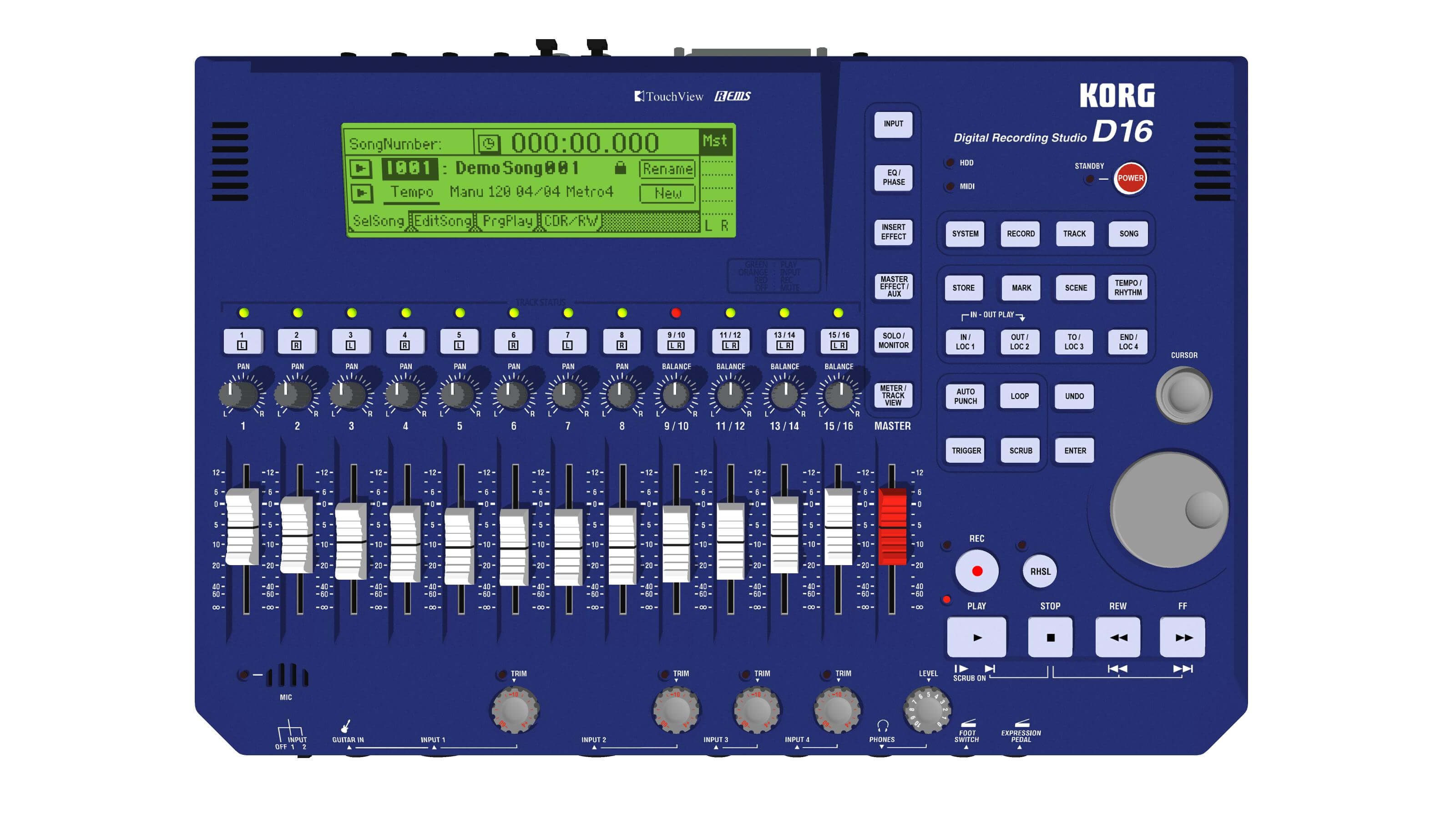 Digital Track Recorder - Korg D16 3D Model by SpiritSwitchboard