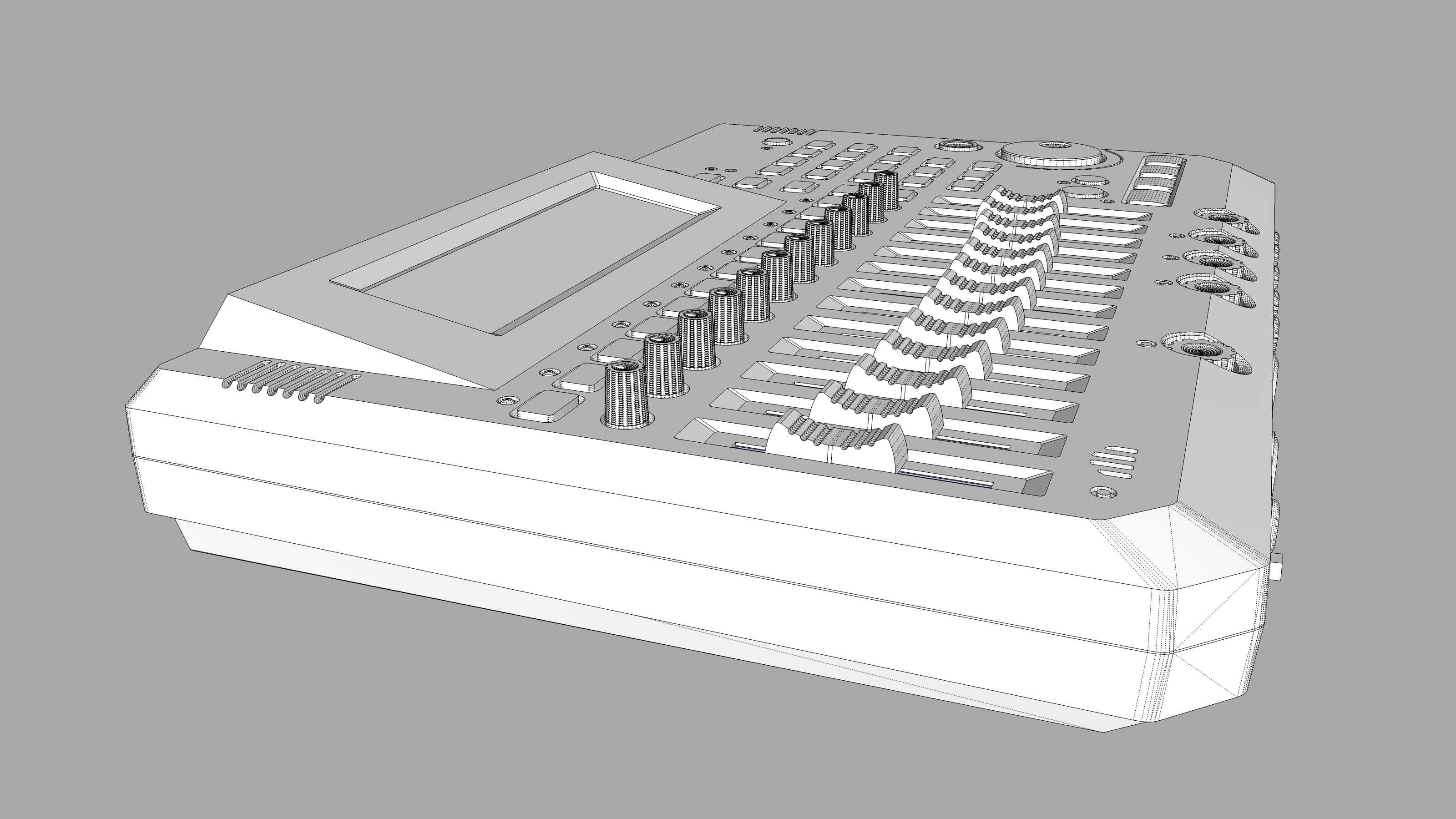Digital Track Recorder - Korg D16 3D Model by SpiritSwitchboard