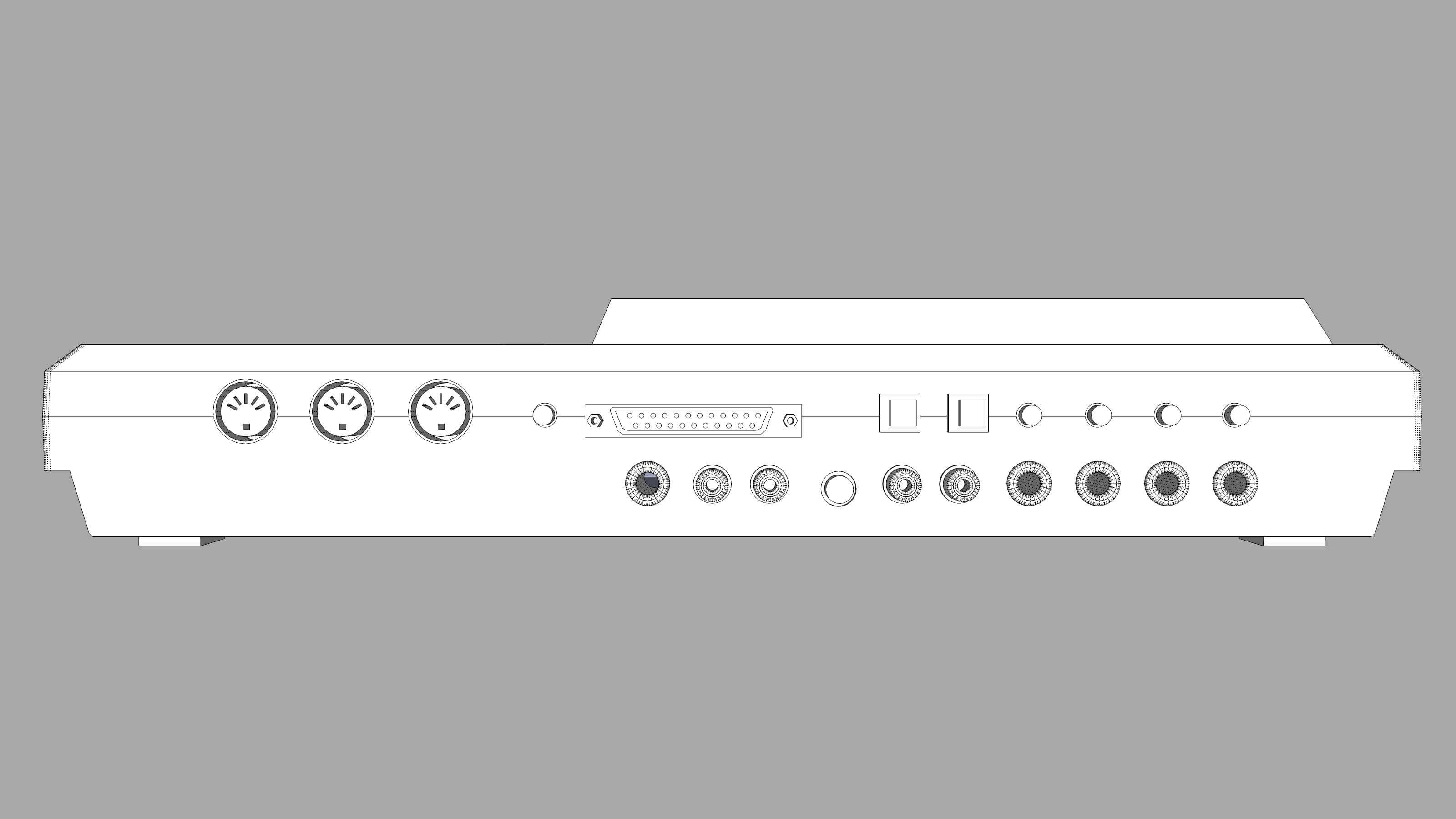 Digital Track Recorder - Korg D16 3D Model by SpiritSwitchboard