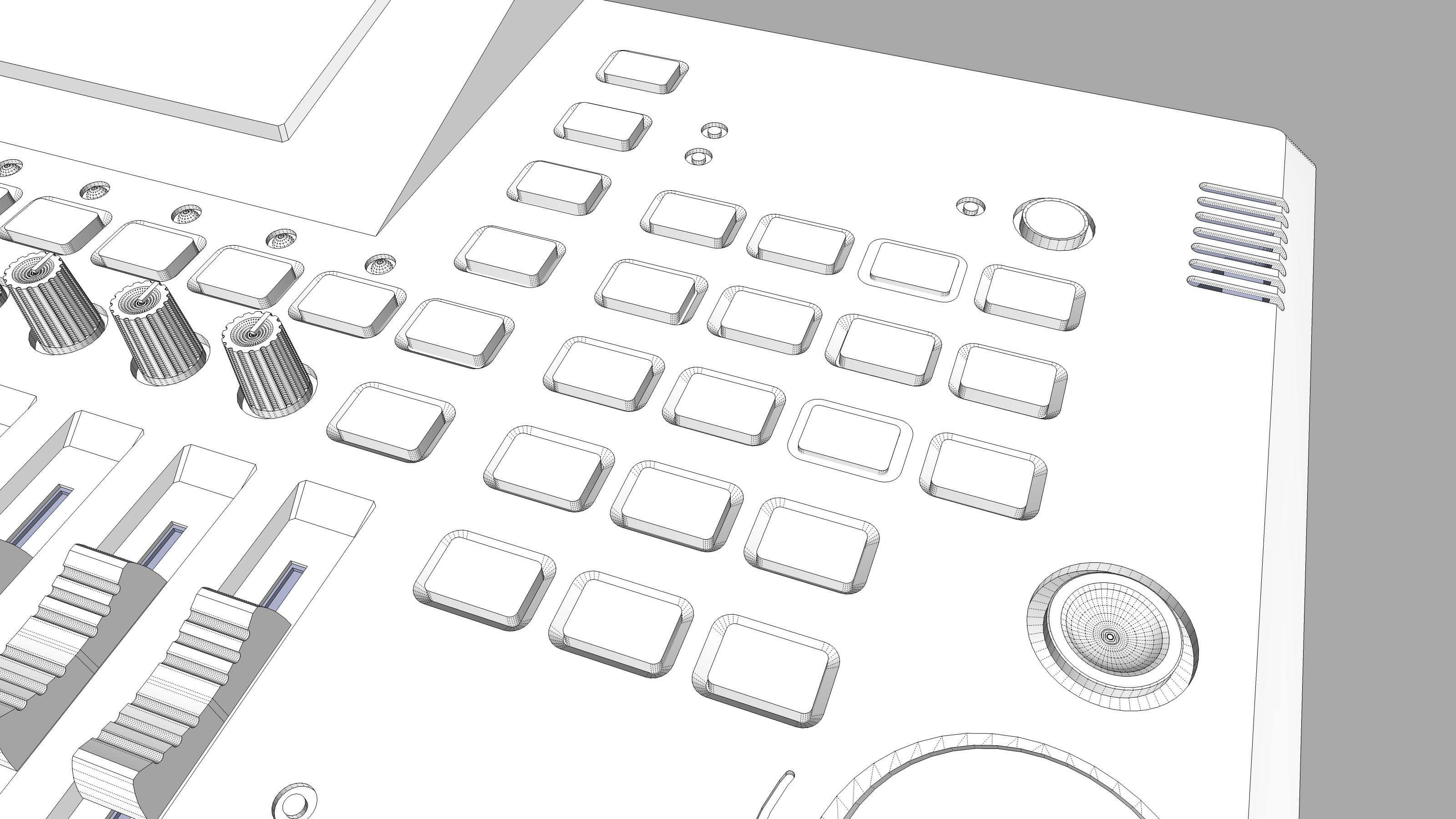 Digital Track Recorder - Korg D16 3D Model by SpiritSwitchboard