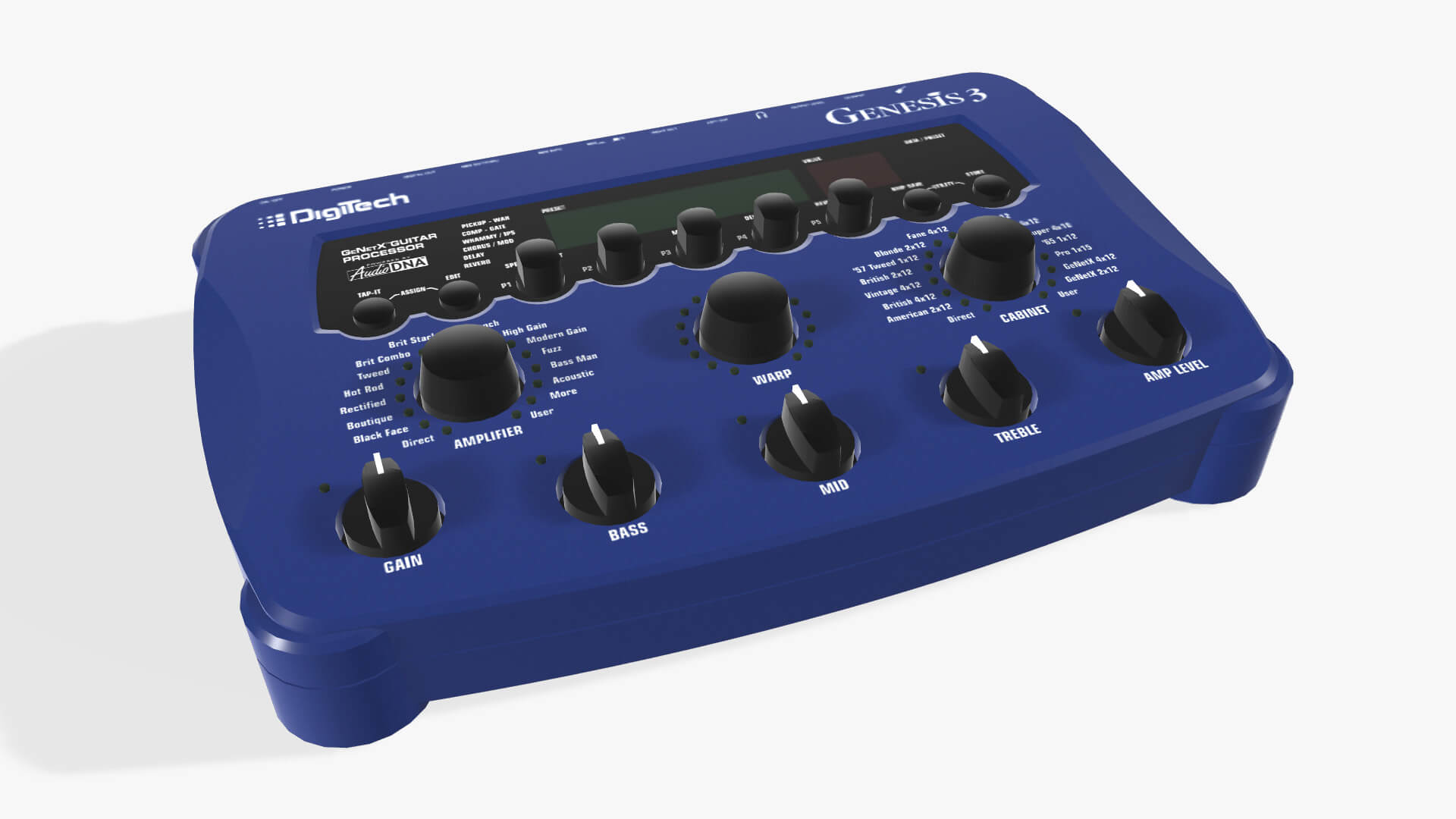Digitech Genesis 3 Guitar Effects Processor - 3D Model by SpiritSwitchboard