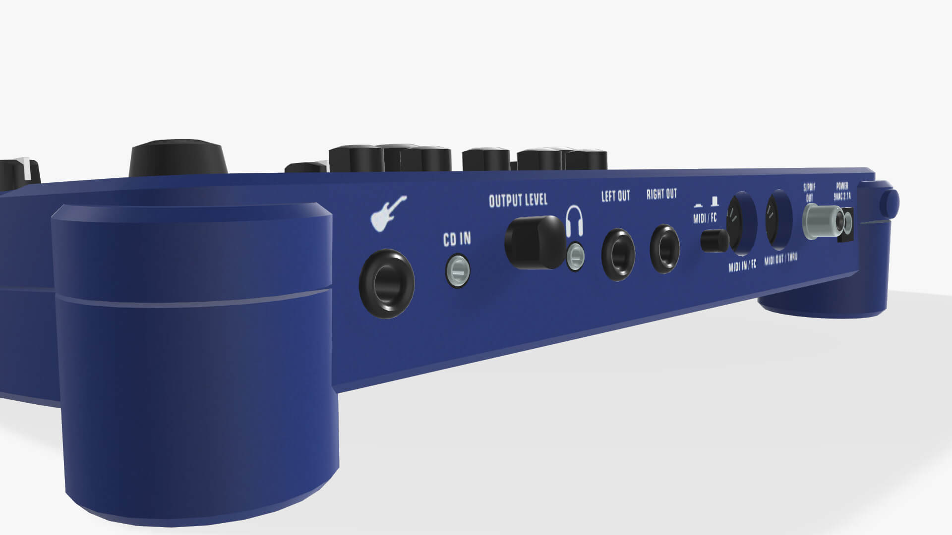 Digitech Genesis 3 Guitar Effects Processor - 3D Model by SpiritSwitchboard