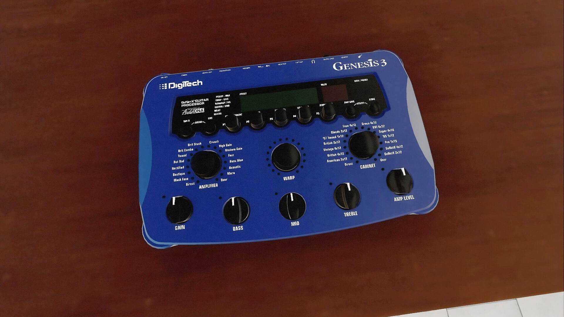 Digitech Genesis 3 Guitar Effects Processor - 3D Model by SpiritSwitchboard