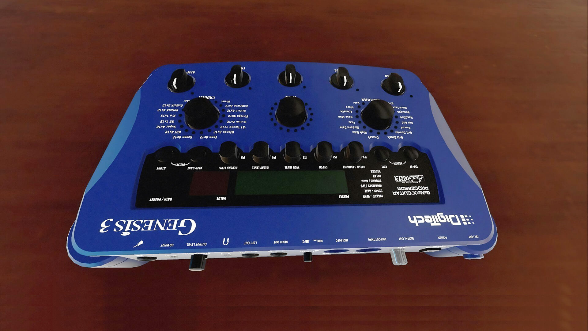 Digitech Genesis 3 Guitar Effects Processor - 3D Model by SpiritSwitchboard
