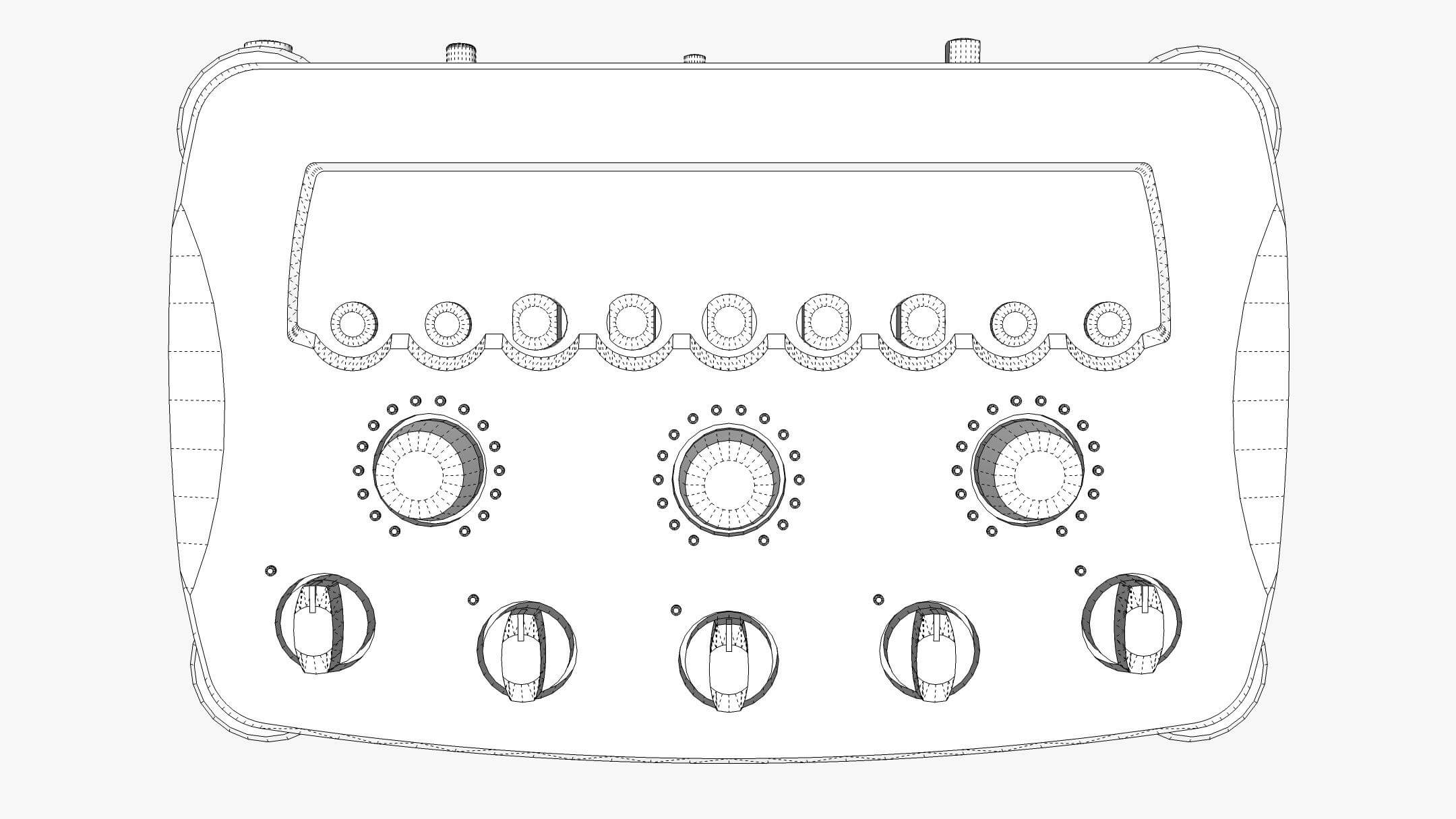 Digitech Genesis 3 Guitar Effects Processor - 3D Model by SpiritSwitchboard