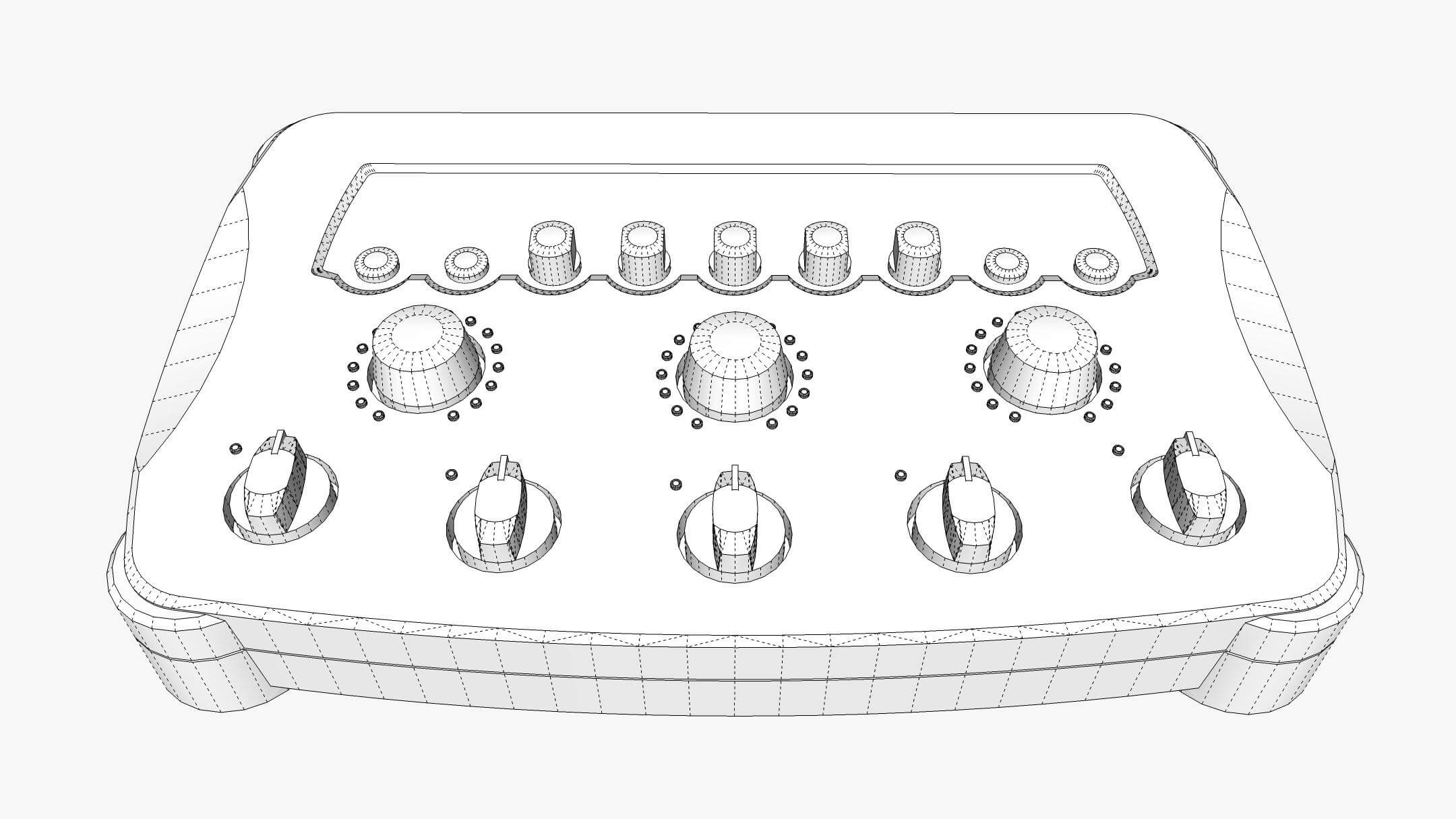 Digitech Genesis 3 Guitar Effects Processor - 3D Model by SpiritSwitchboard