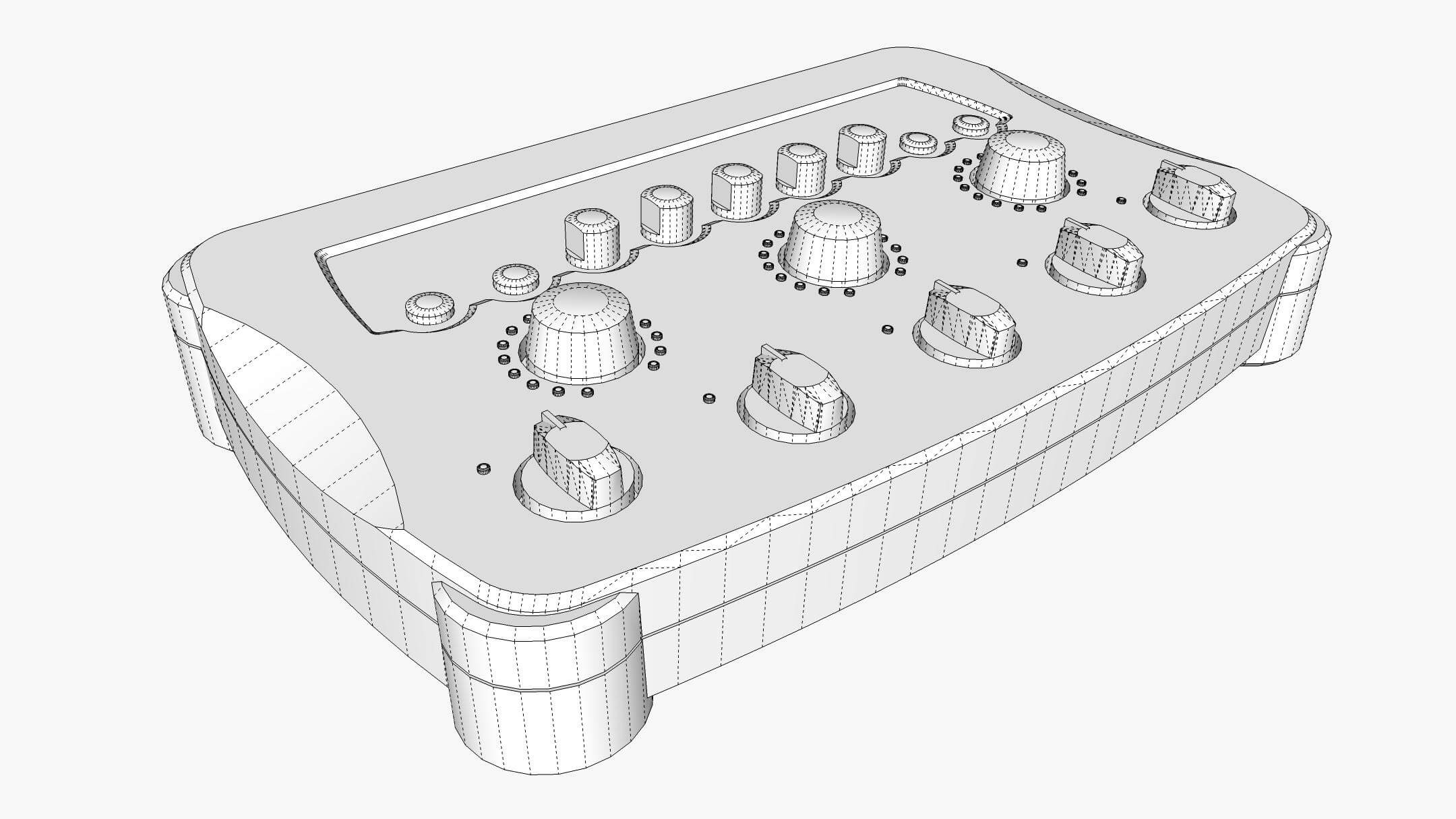 Digitech Genesis 3 Guitar Effects Processor - 3D Model by SpiritSwitchboard