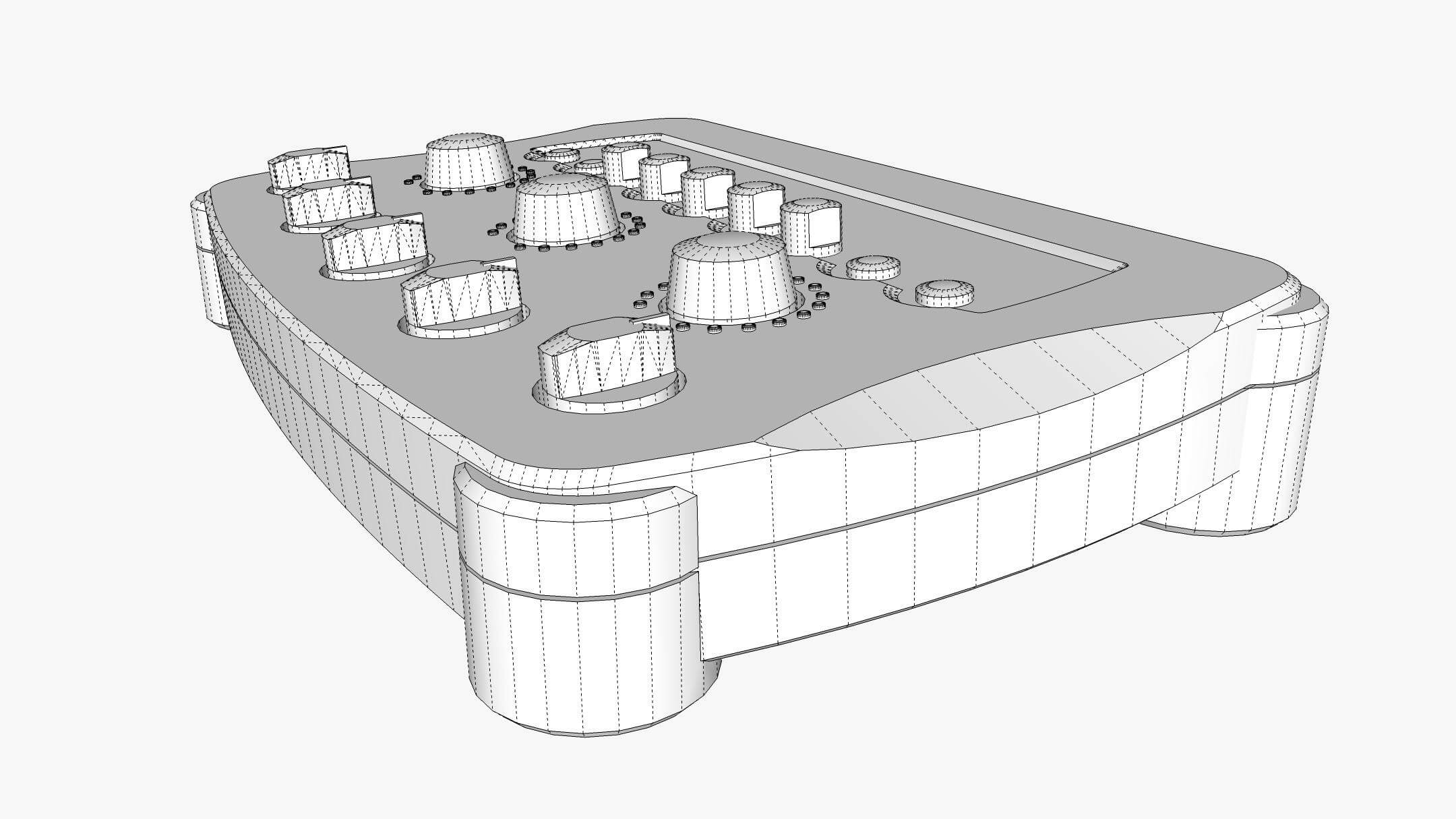 Digitech Genesis 3 Guitar Effects Processor - 3D Model by SpiritSwitchboard