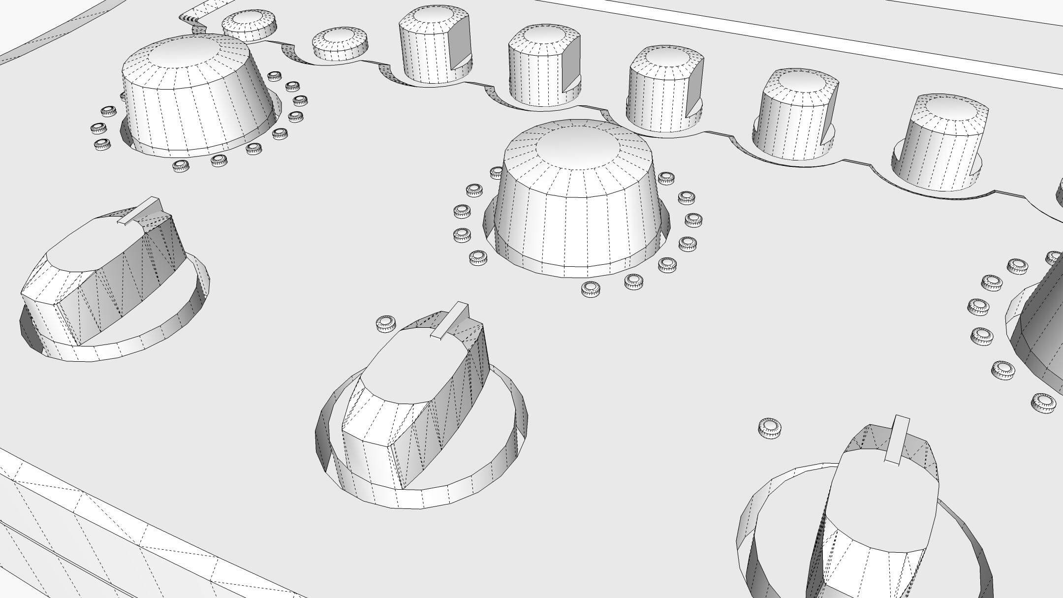 Digitech Genesis 3 Guitar Effects Processor - 3D Model by SpiritSwitchboard