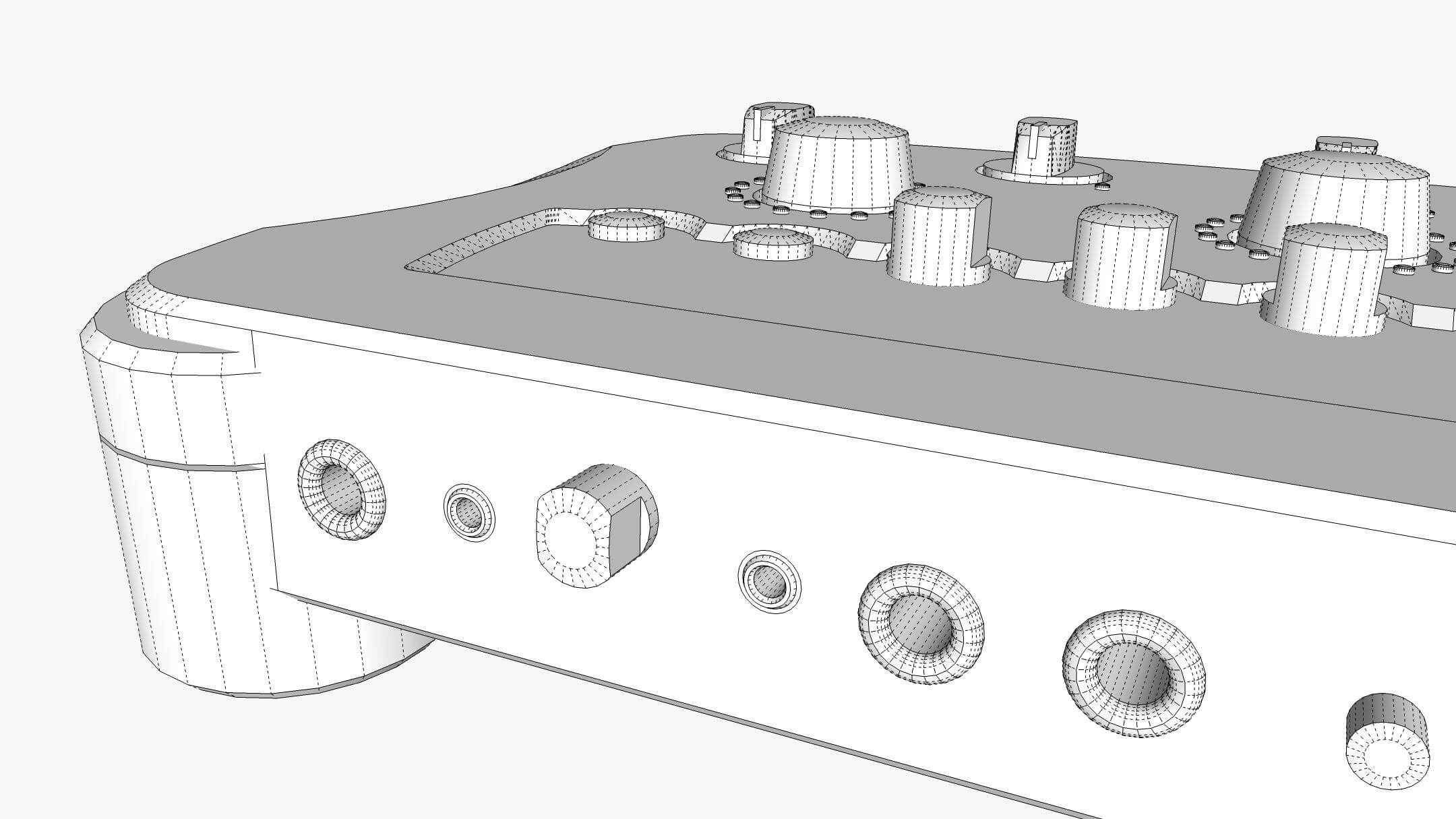 Digitech Genesis 3 Guitar Effects Processor - 3D Model by SpiritSwitchboard