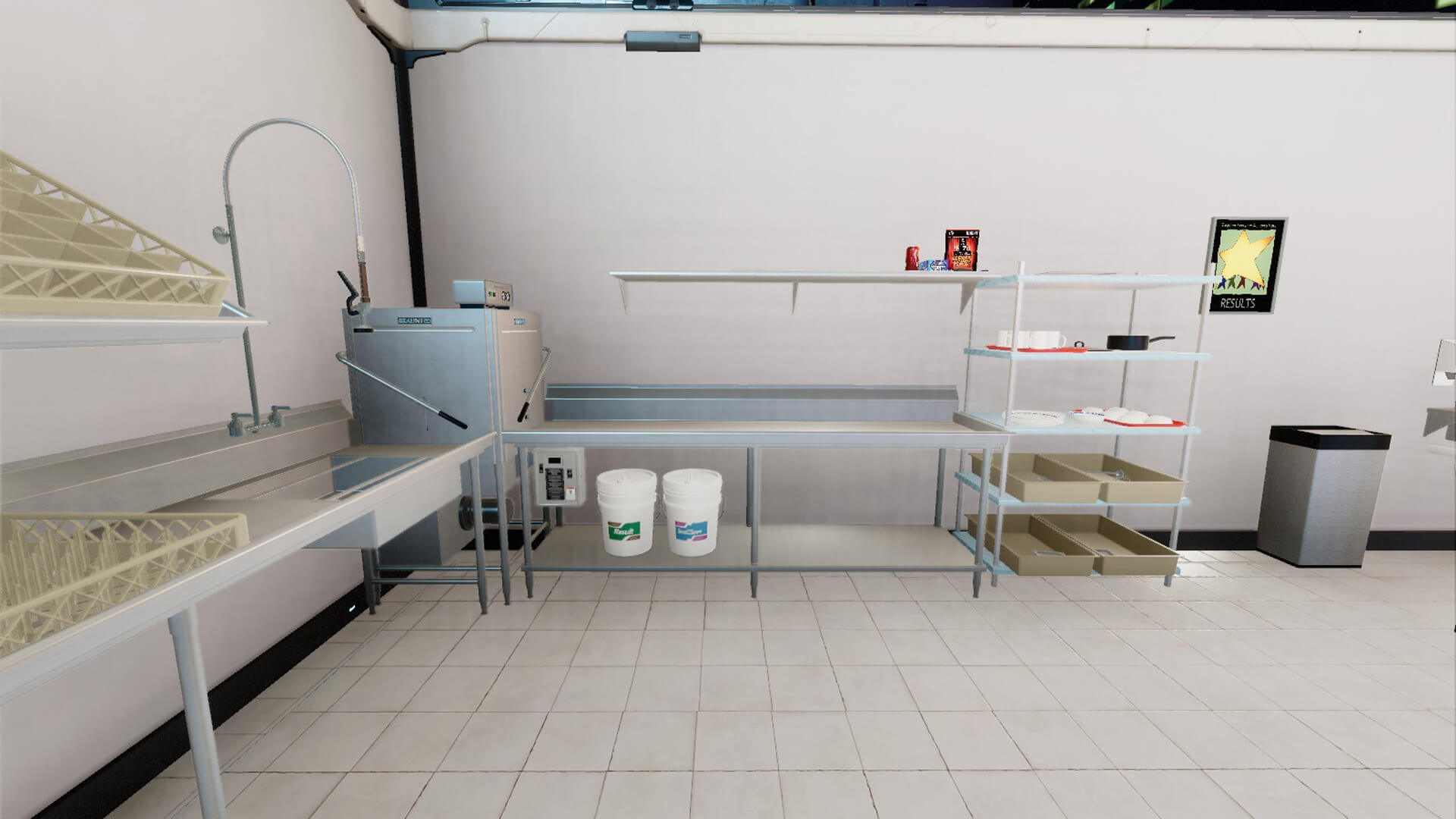Dishwashing Station for Restaurant Cafeteria Etc - 3D Model by ...