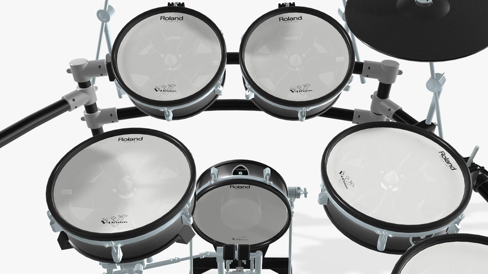 Electronic Drum Kit - Roland V-Drums TD-20 3D Model by SpiritSwitchboard