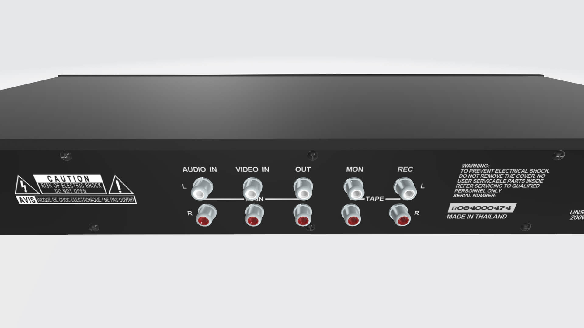 Equalizer With Spectrum Analyzer - 3D Model by SpiritSwitchboard