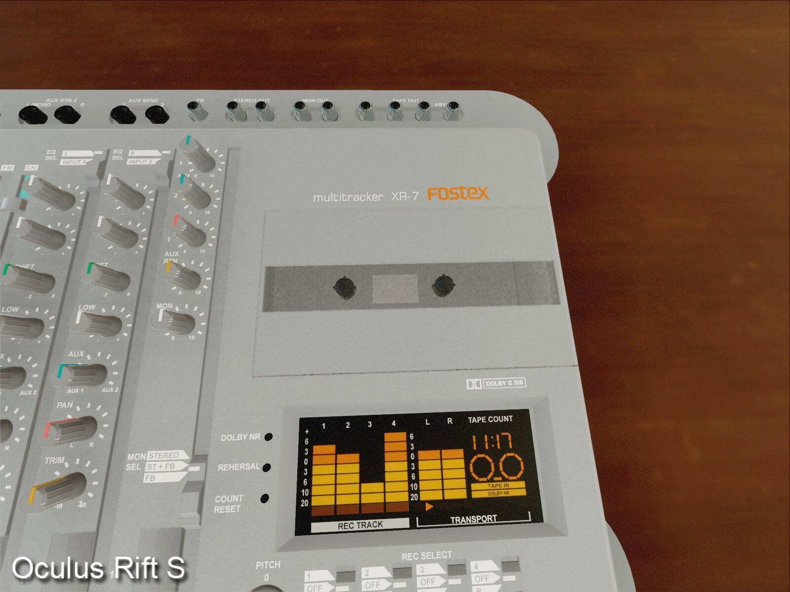 Four Track Cassette Recorder - Fostex XR7 3D Model by SpiritSwitchboard