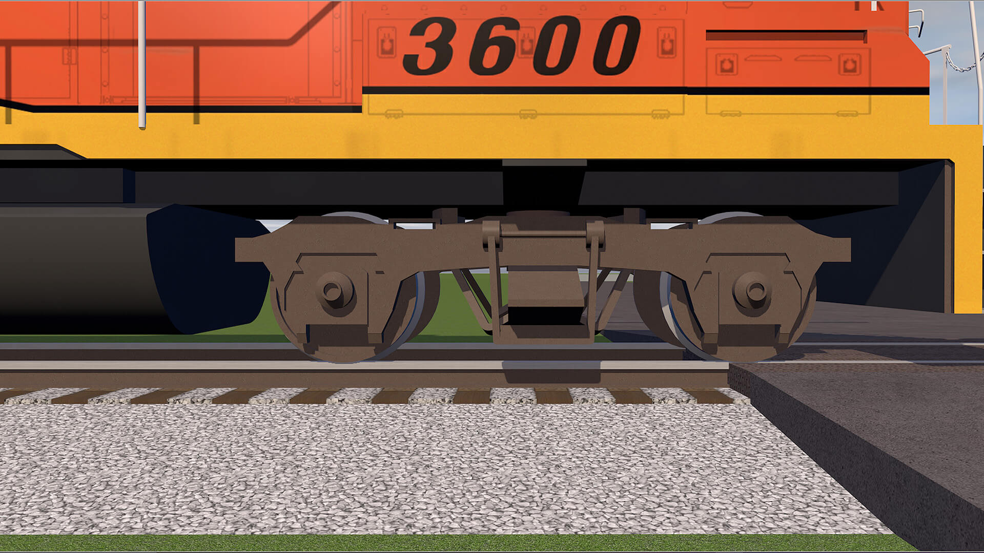 Freight Train - Railroad Model Pack by SpiritSwitchboard