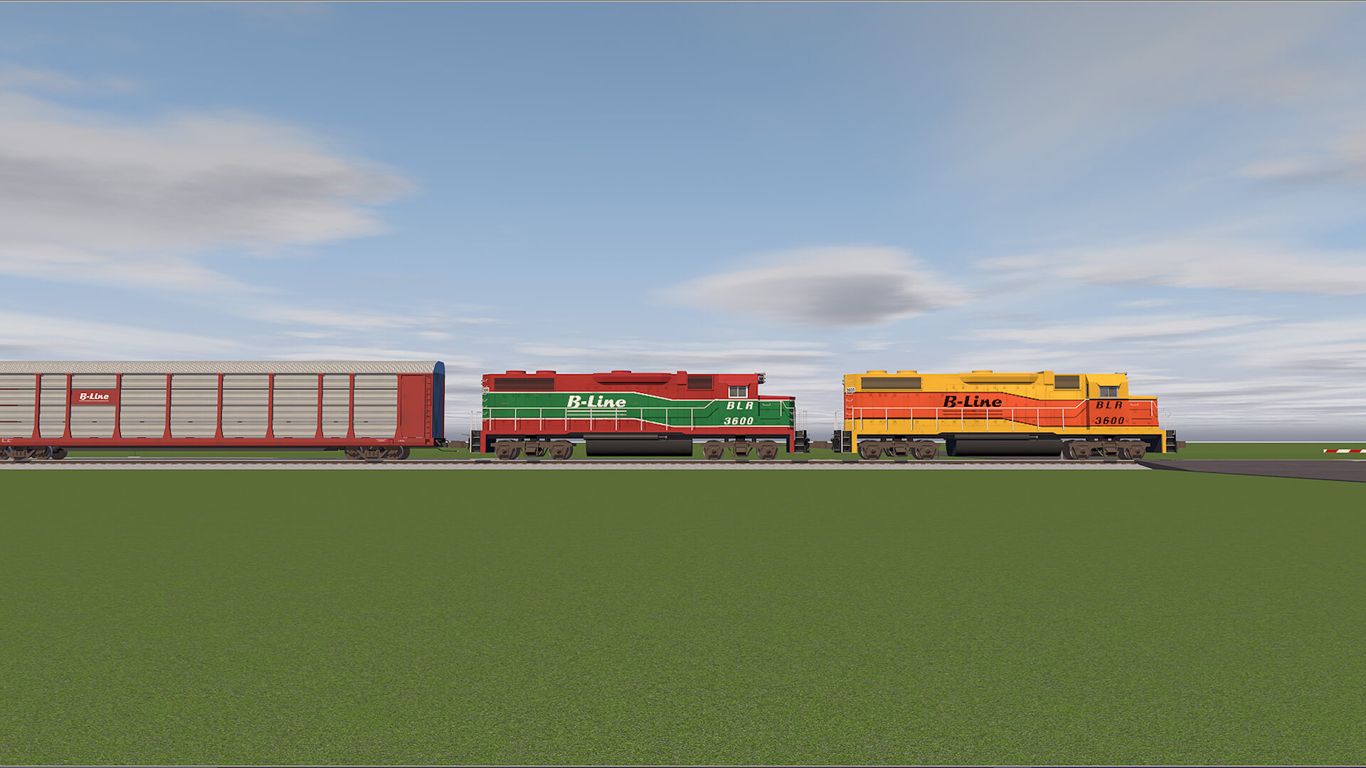 Freight Train - Railroad Model Pack by SpiritSwitchboard