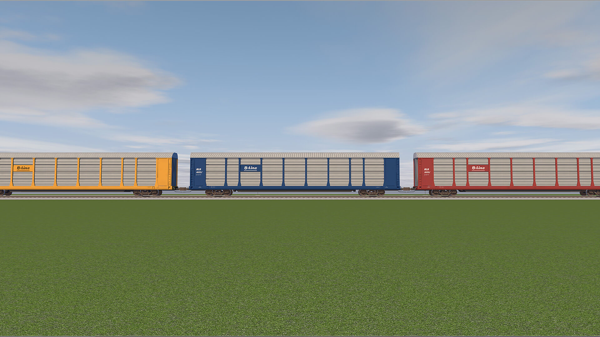 Freight Train - Railroad Model Pack by SpiritSwitchboard