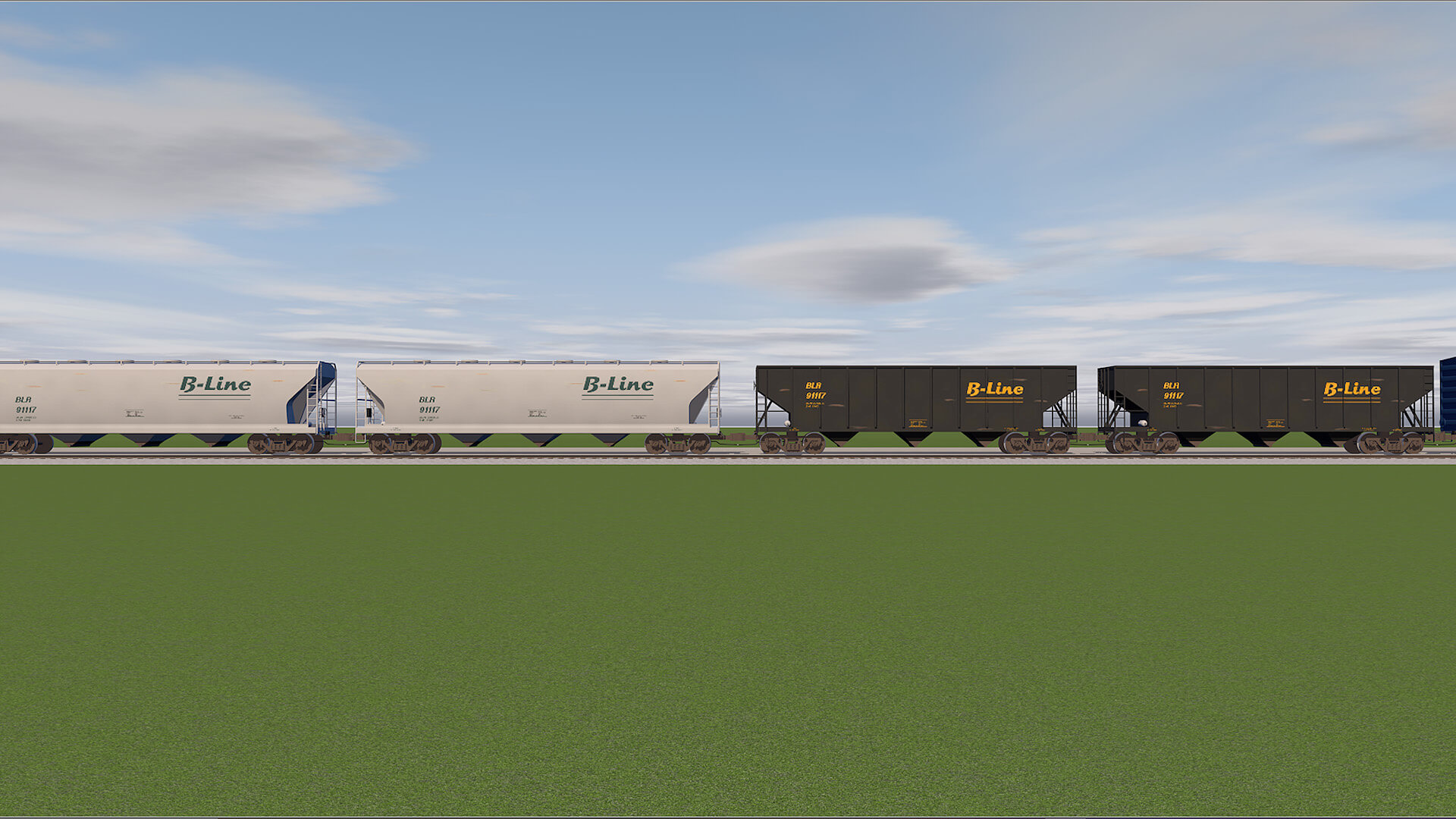 Freight Train - Railroad Model Pack by SpiritSwitchboard