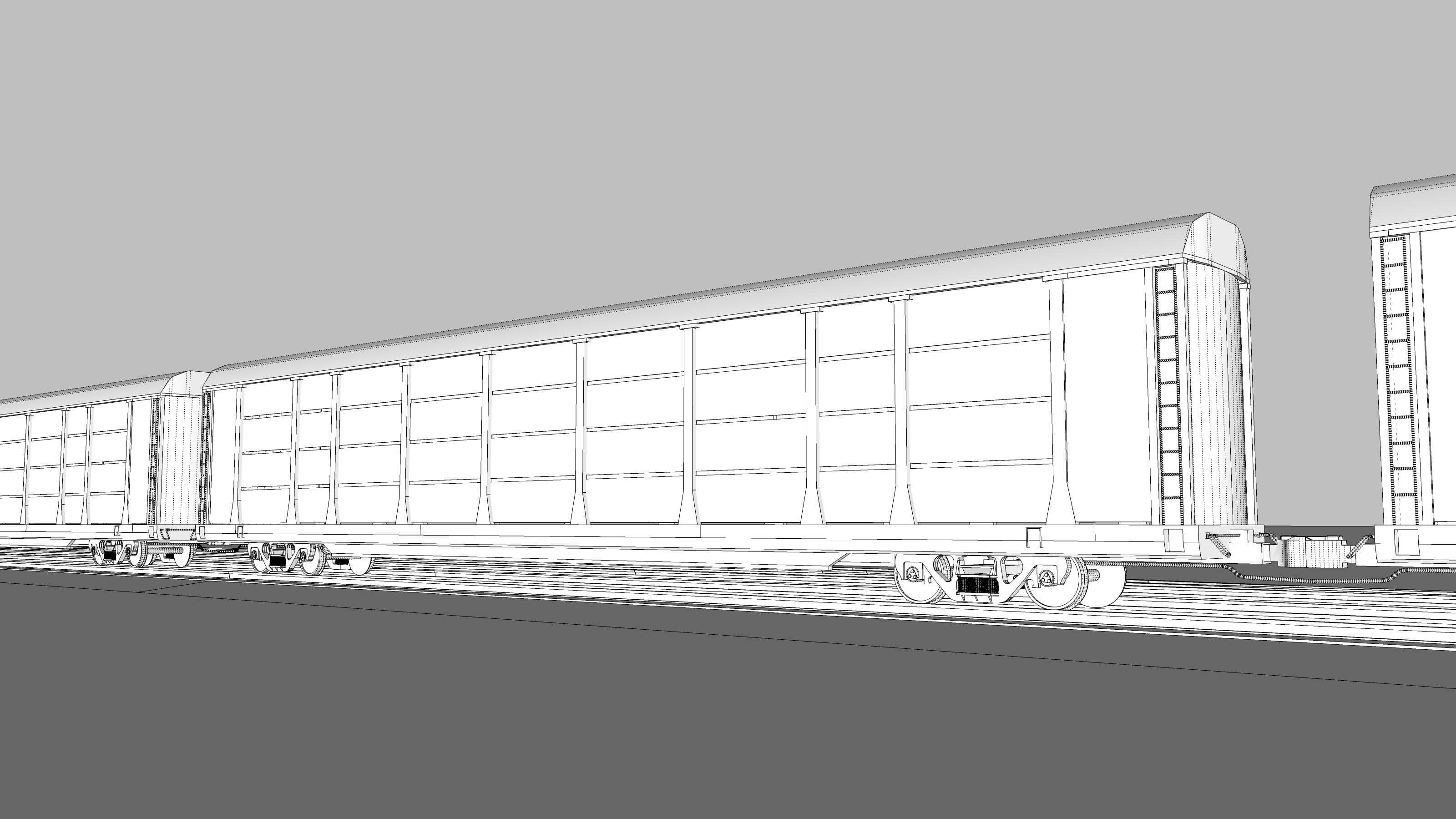 Freight Train - Railroad Model Pack by SpiritSwitchboard