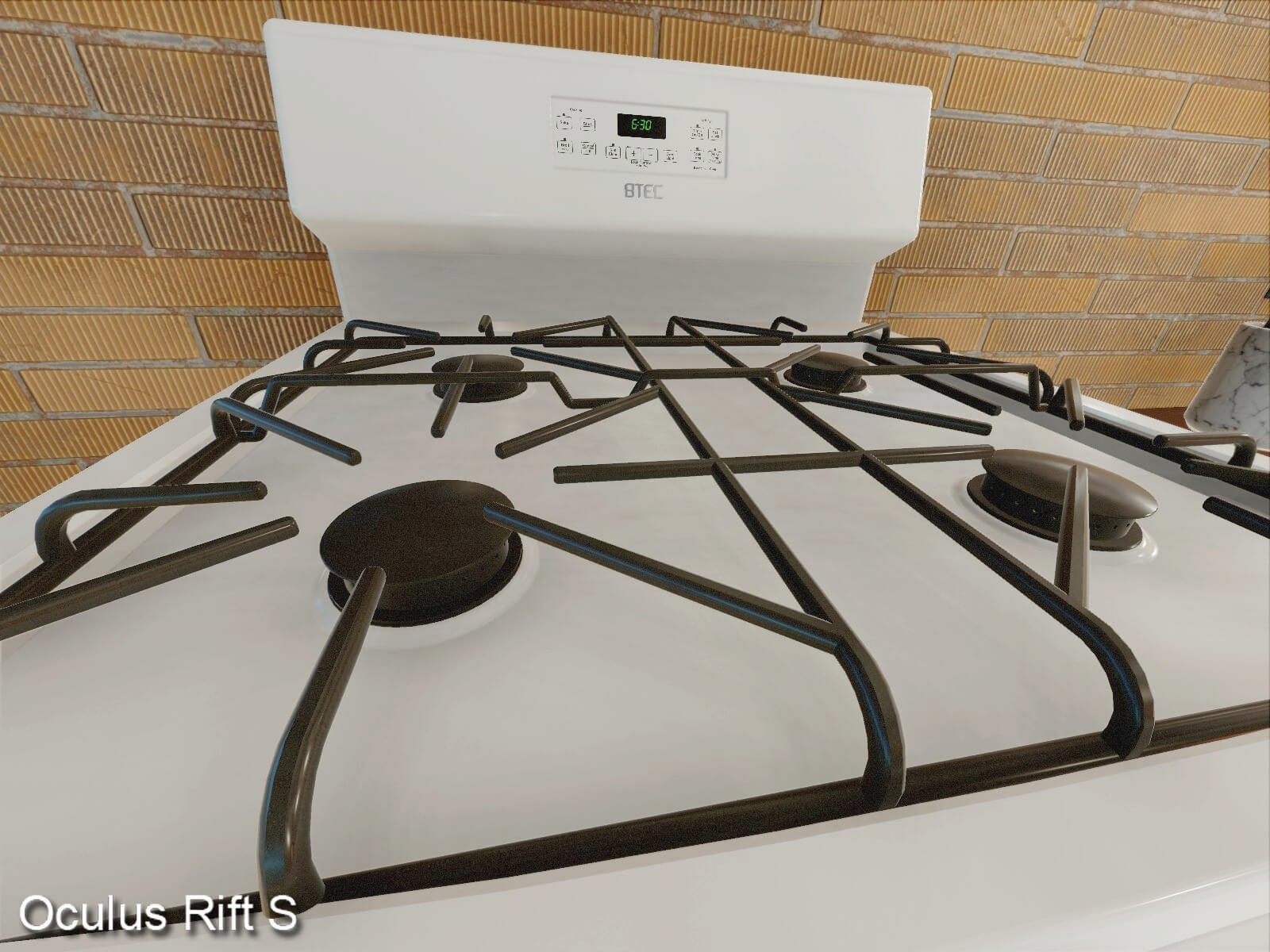 Gas Oven - Stove With Gas Burners 3D Model by SpiritSwitchboard
