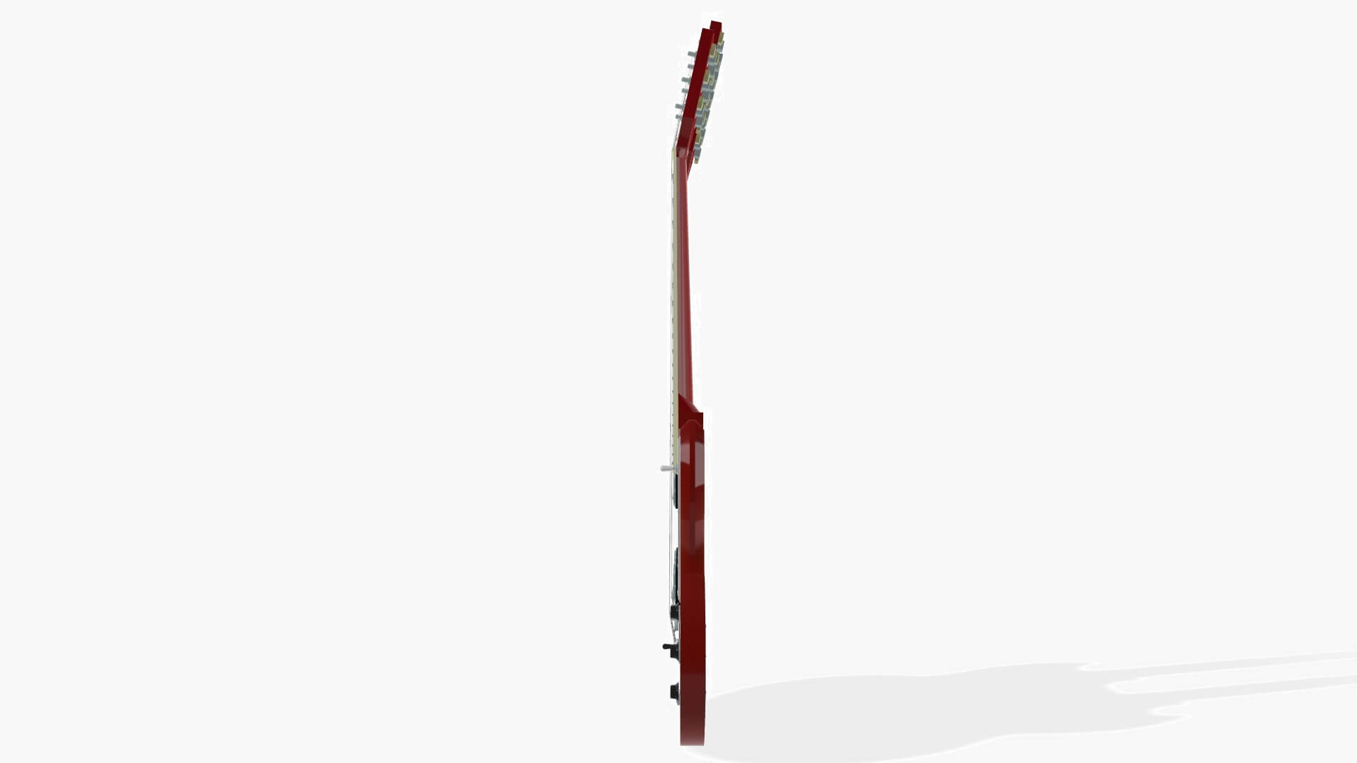 Gibson Double Neck Guitar With Sunburst Finish - 3D Model by ...