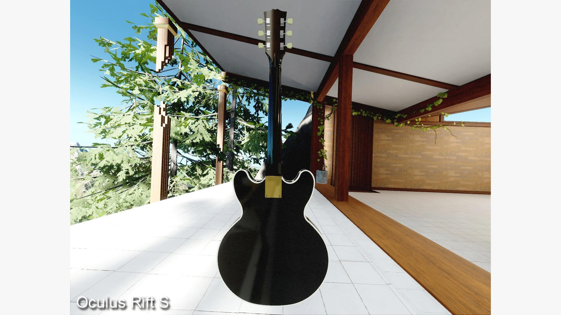 Gibson ES Hollow Body Guitar With Black Gloss Finish - 3D Model by ...