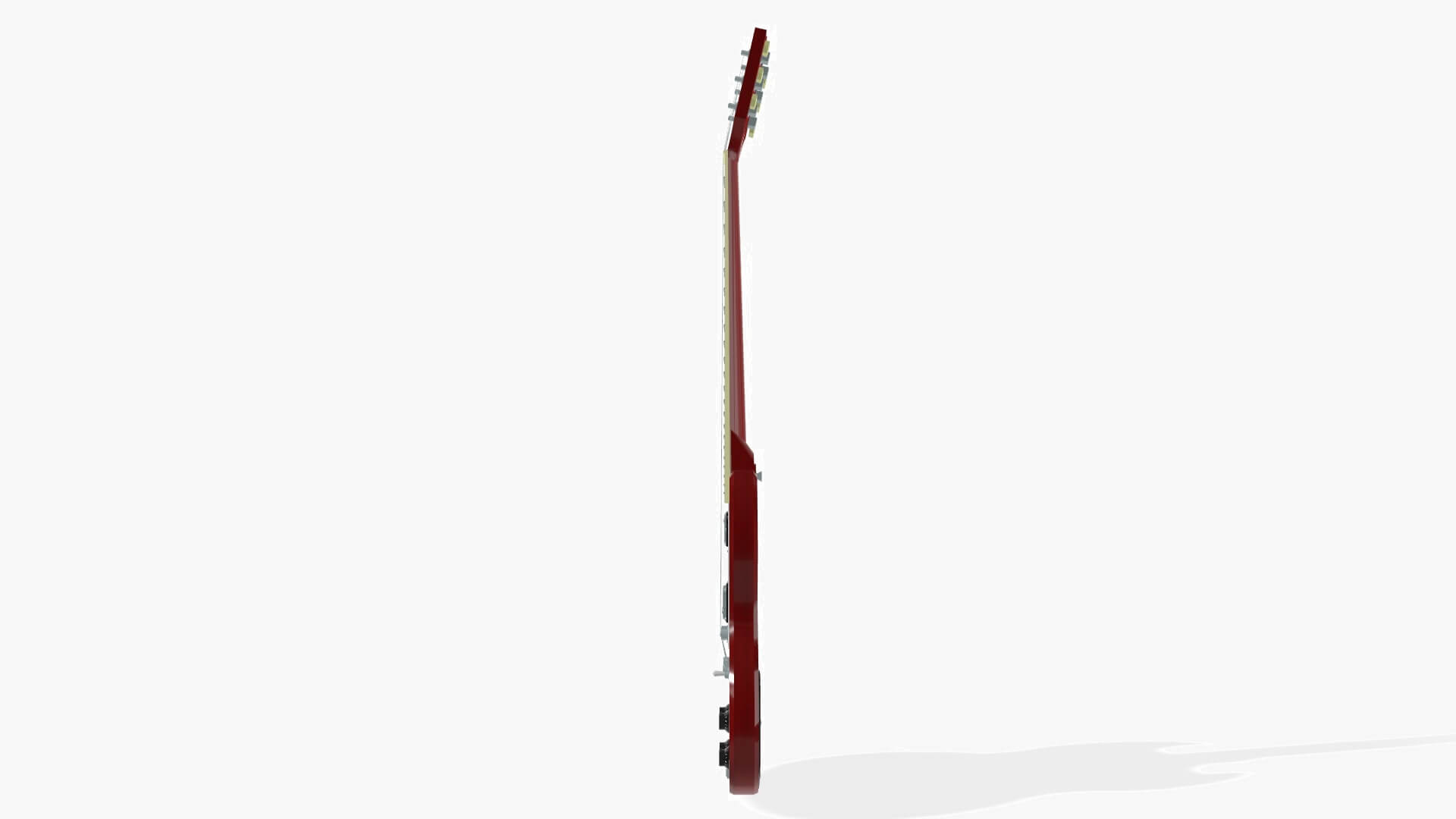 Gibson SG Guitar - Red Wood Finish 3D Model by SpiritSwitchboard