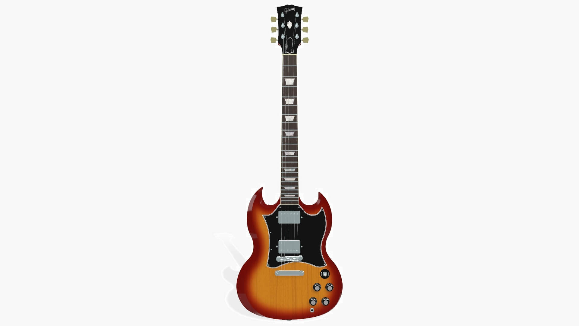 Gibson Sg 3d Wallpaper Epiphone ( GIBSON HEADSTOCK ) 1963 Les Paul SG