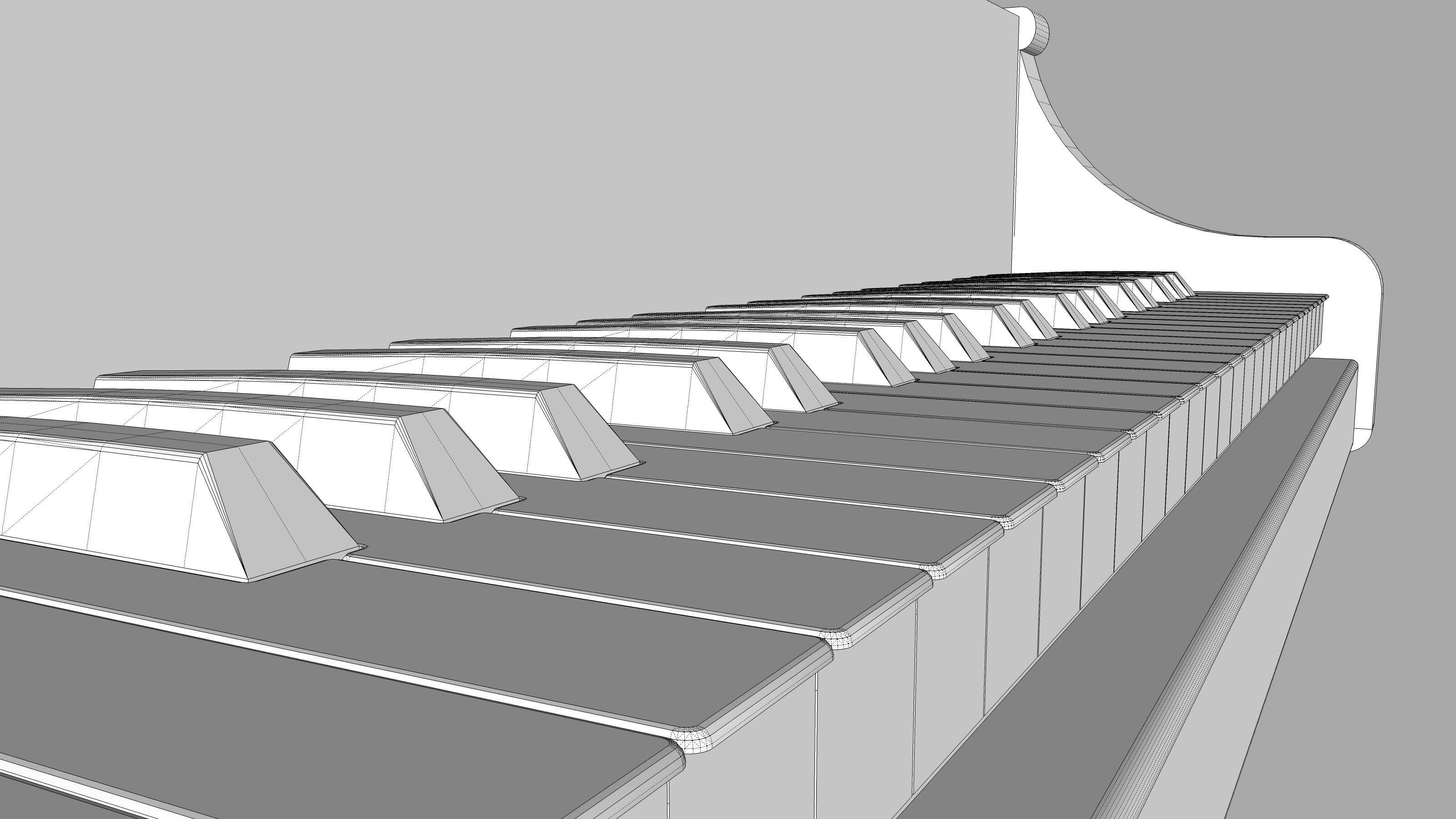 Grand Piano - Wood Finish 3D Model by SpiritSwitchboard