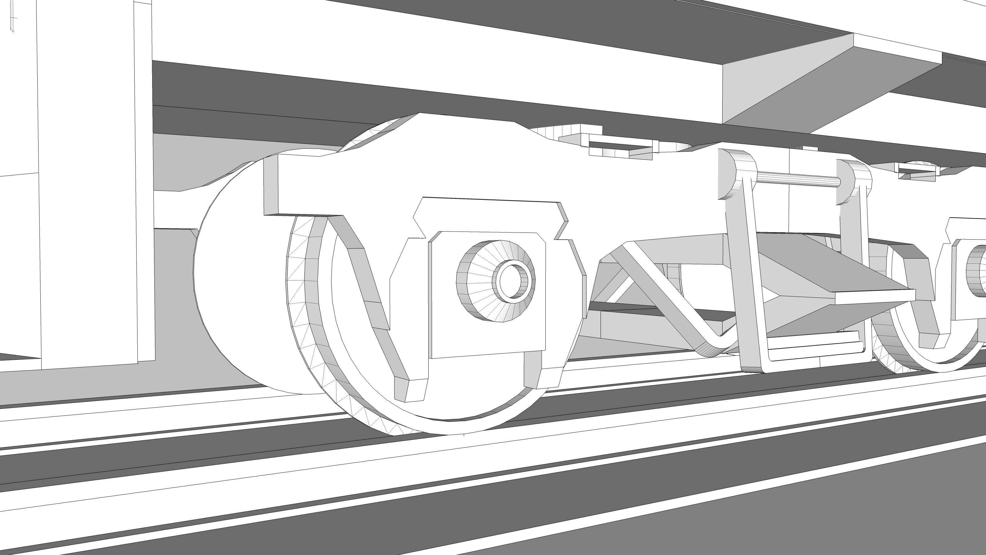 GT Train Engine - EMD GP38 3D Model by SpiritSwitchboard