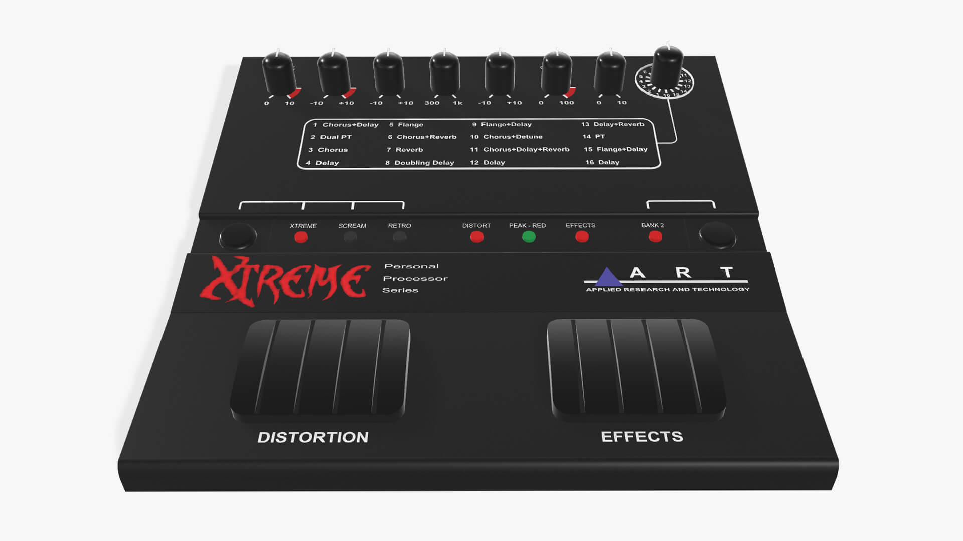 Guitar Effects Pedal - Art Xtreme 3D Model by SpiritSwitchboard