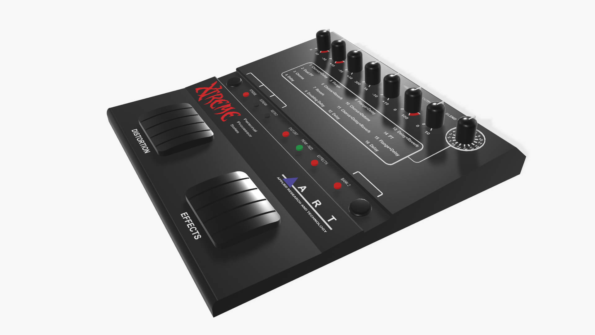 Guitar Effects Pedal - Art Xtreme 3D Model by SpiritSwitchboard