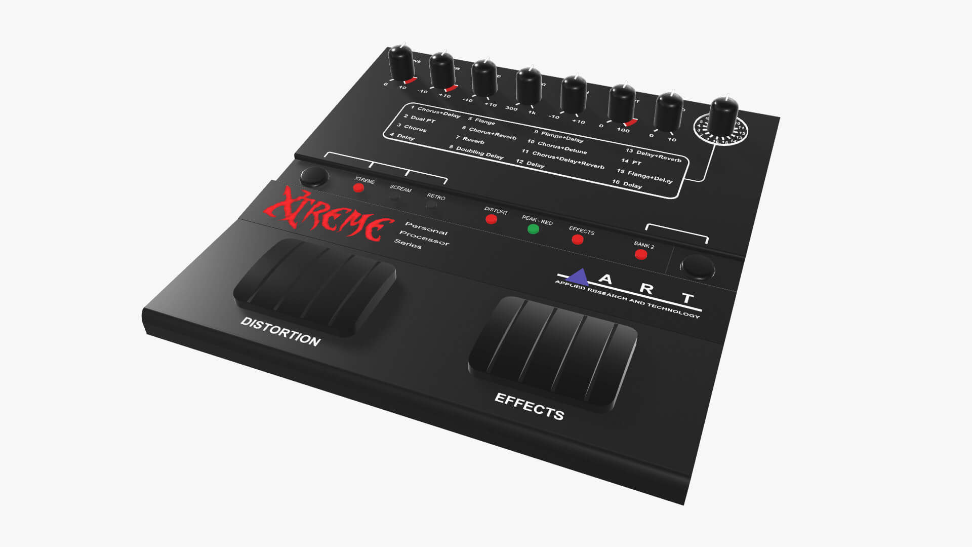 Guitar Effects Pedal - Art Xtreme 3D Model by SpiritSwitchboard