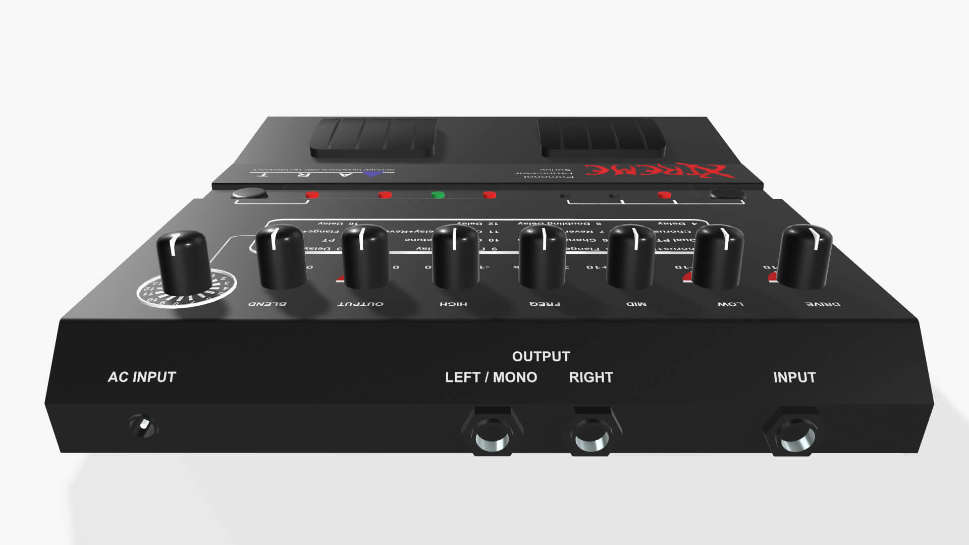 Guitar Effects Pedal - Art Xtreme 3D Model by SpiritSwitchboard