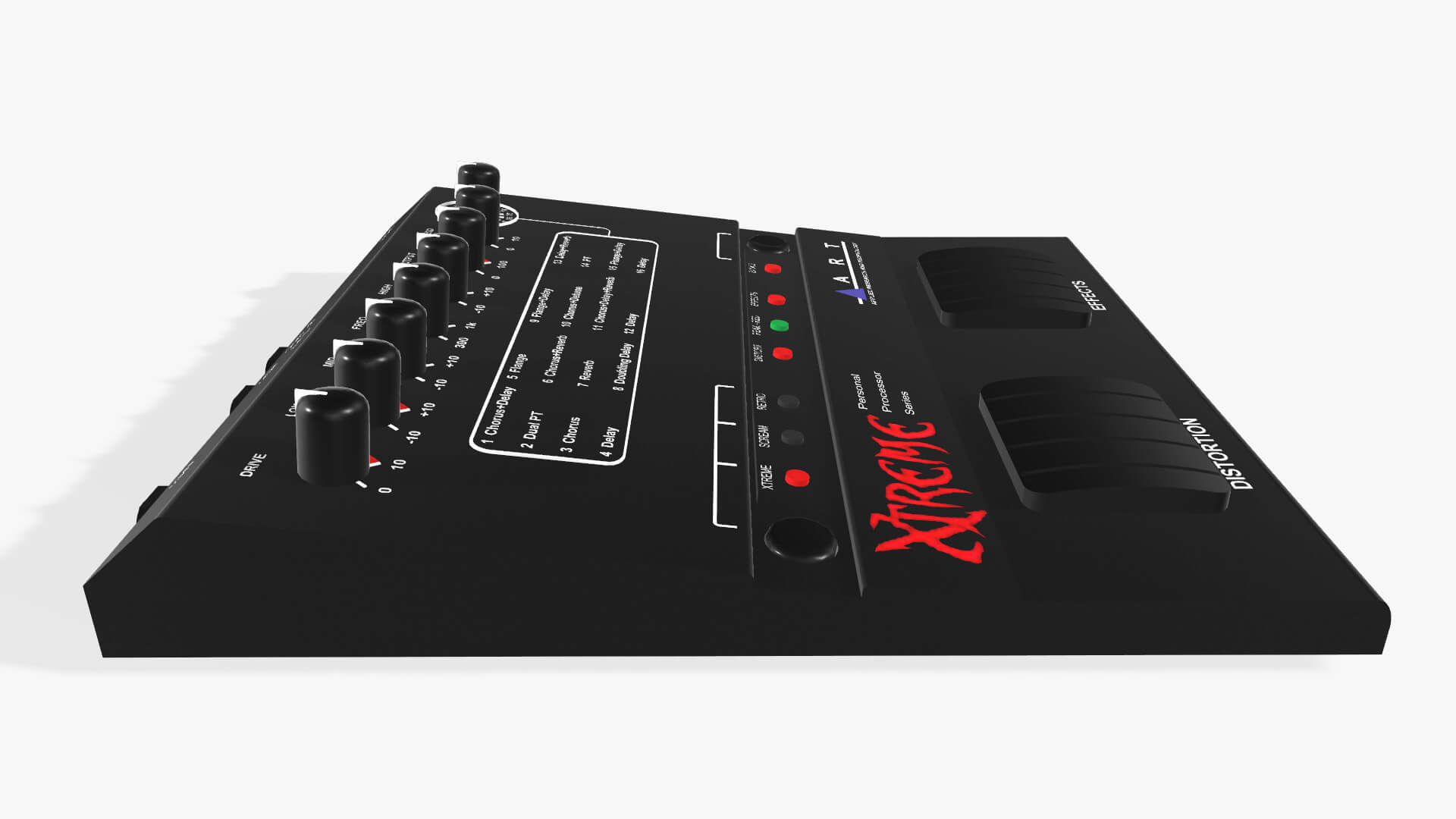 Guitar Effects Pedal - Art Xtreme 3D Model by SpiritSwitchboard