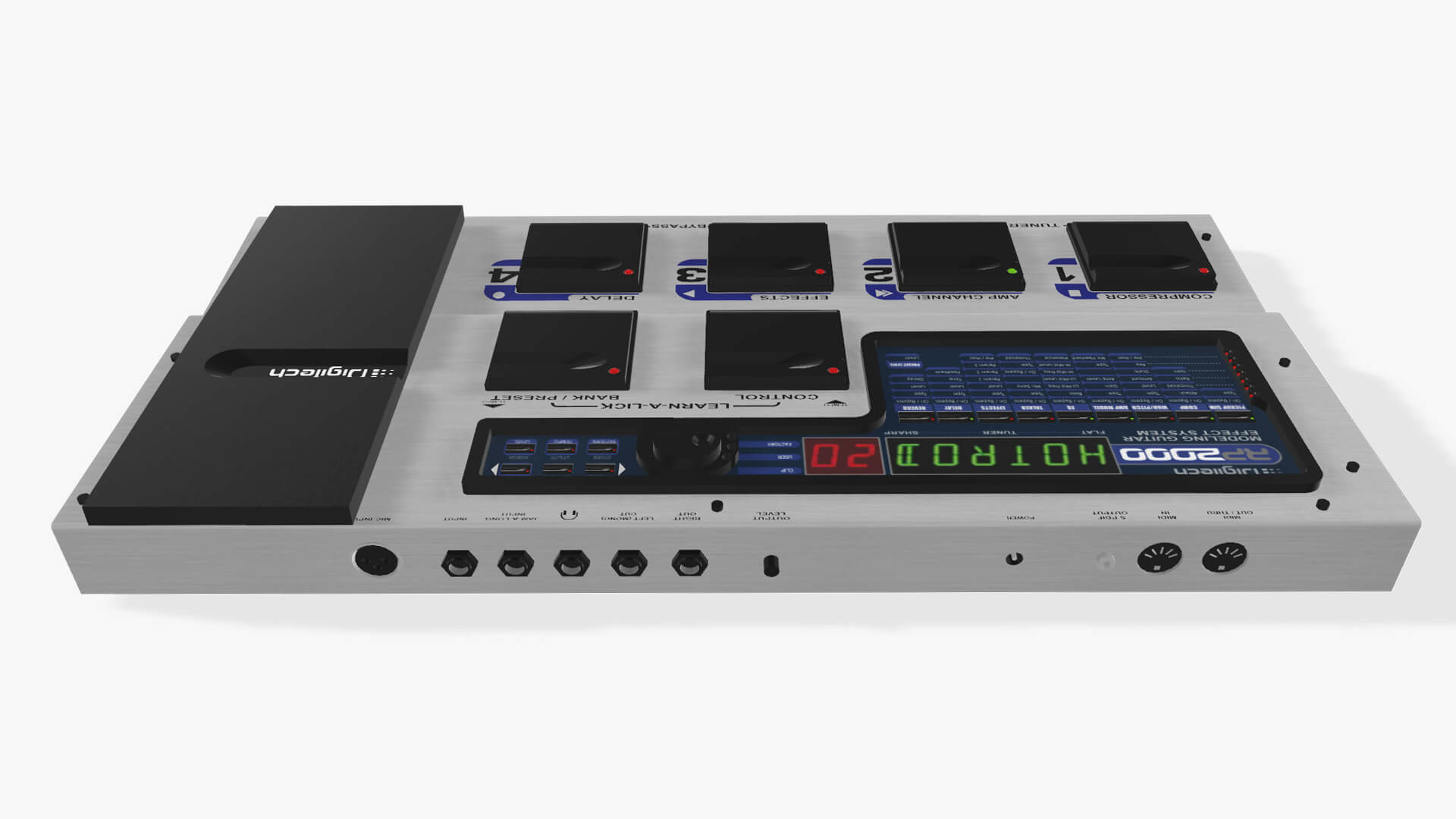 Guitar Effects Pedal - Digitech Rp2000 3D Model by SpiritSwitchboard