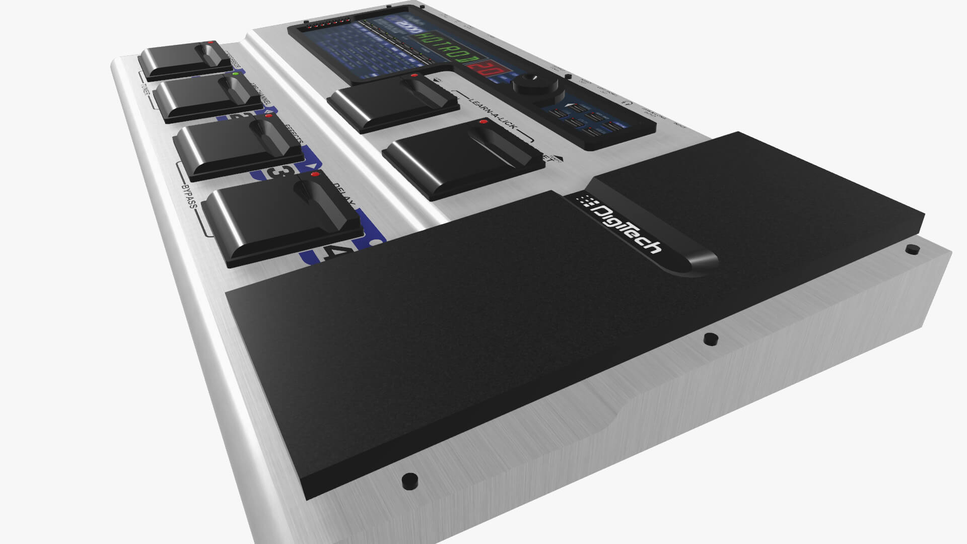 Guitar Effects Pedal - Digitech Rp2000 3D Model by SpiritSwitchboard