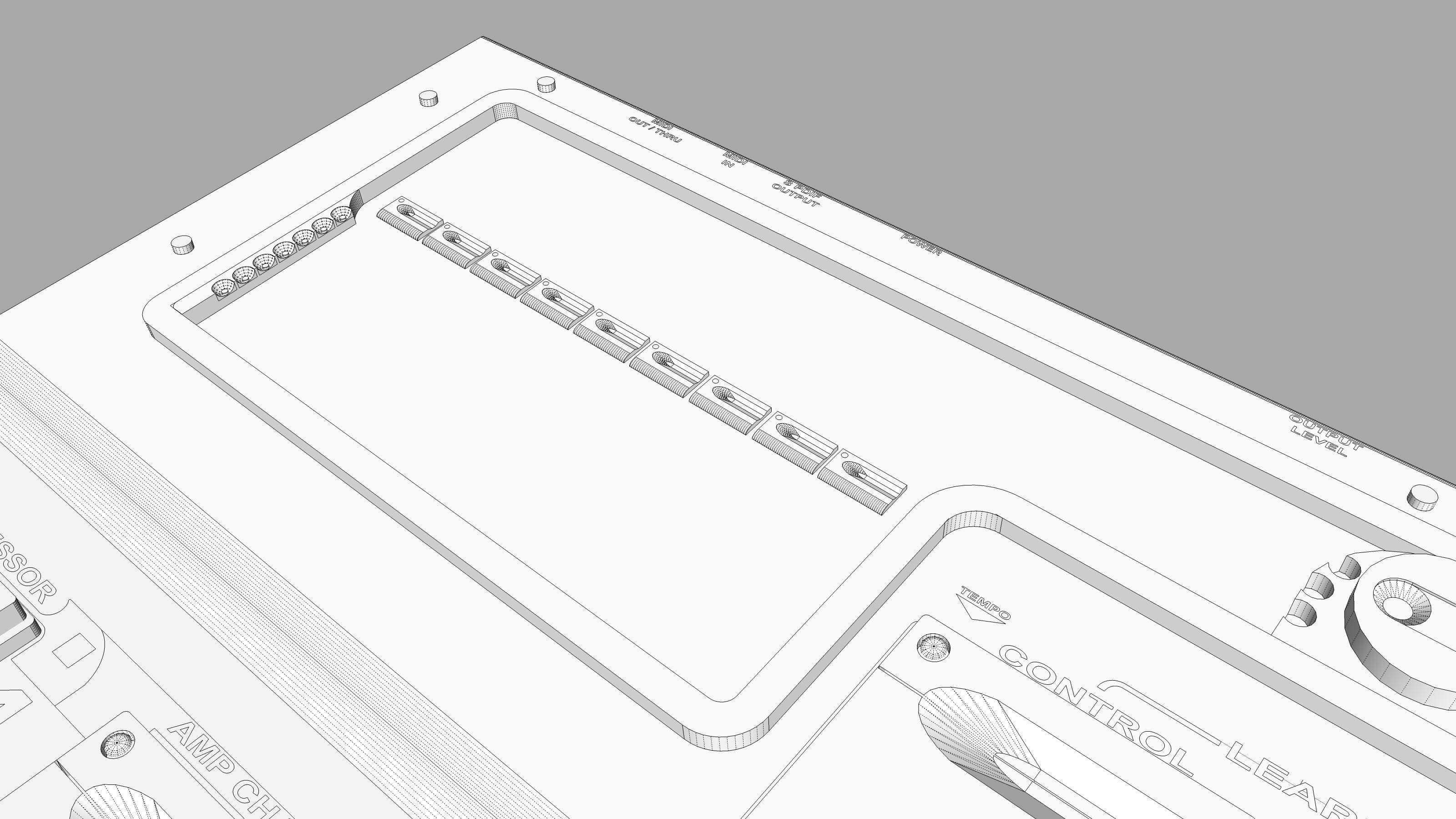 Guitar Effects Pedal - Digitech Rp2000 3D Model by SpiritSwitchboard